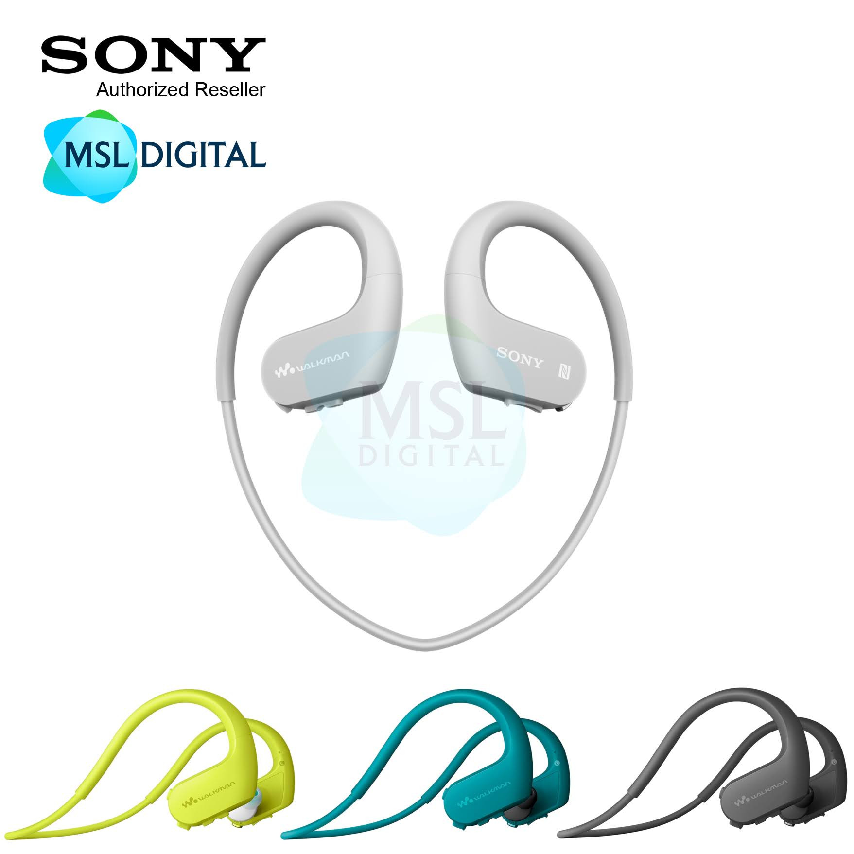 Sony NW-WS623 Bluetooth Walkman MP3 Player Waterproof Dustproof with ...