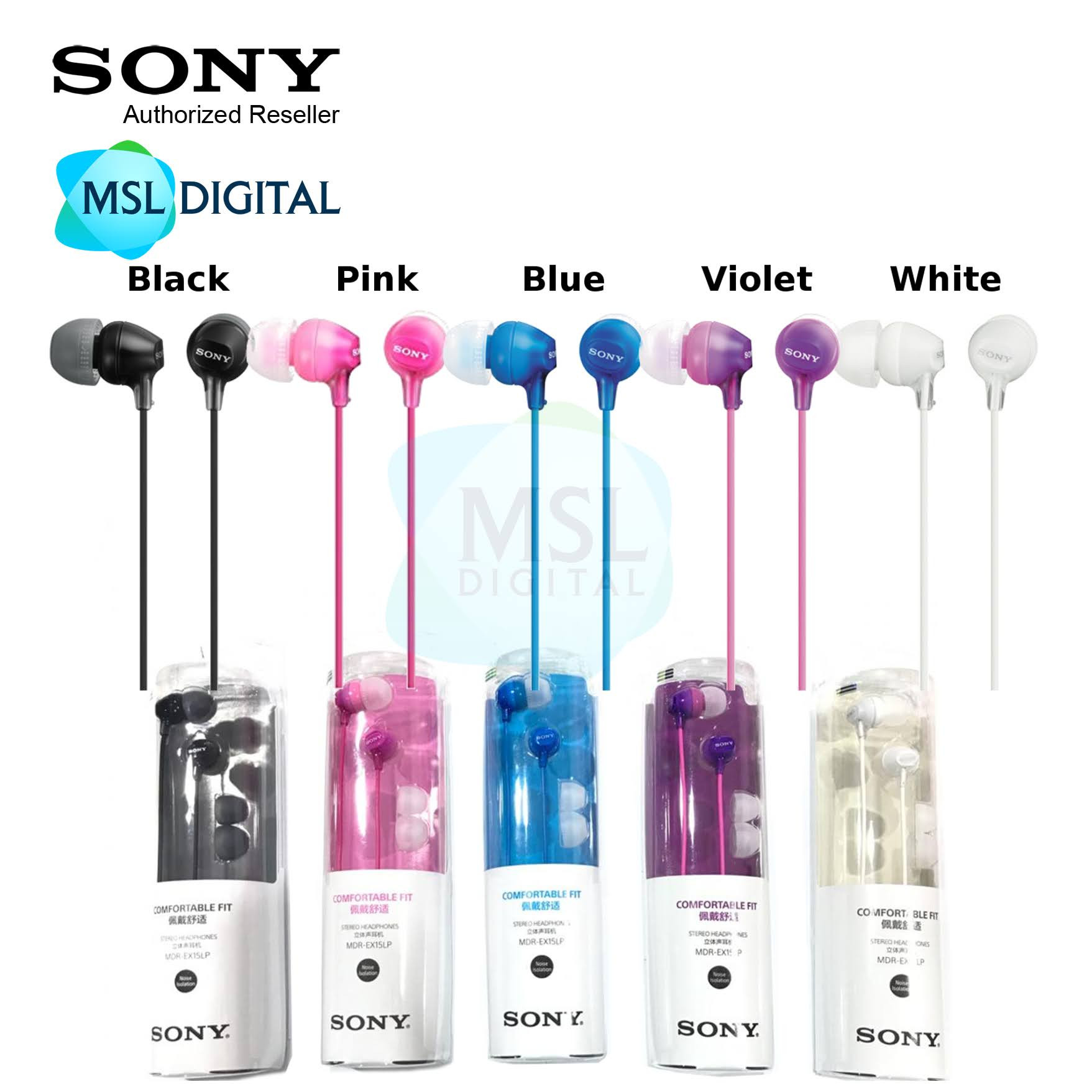 Sony MDR-EX15LP In-Ear Headphones - MSL Digital Online Store