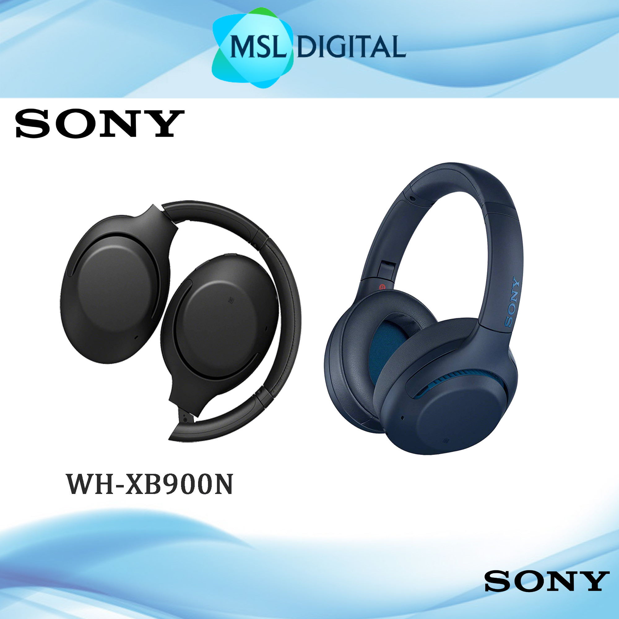 SONY WH-XB900N WIRELESS NOISE CANCELLING EXTRA BASS HEADPHONE 1 YEAR ...