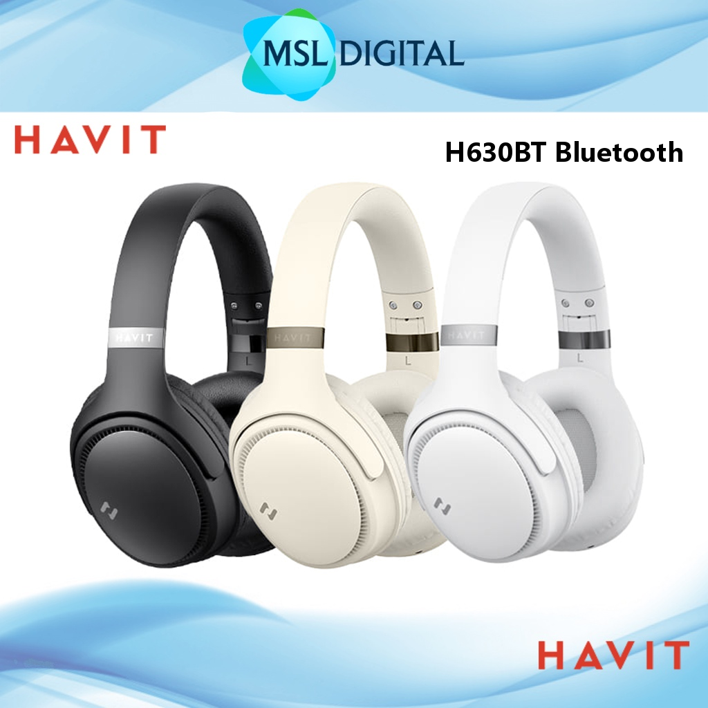 HAVIT H630BT Over-Ear Wireless Bluetooth Headphone Up to 36 Hours Music Playback - MSL Digital ...