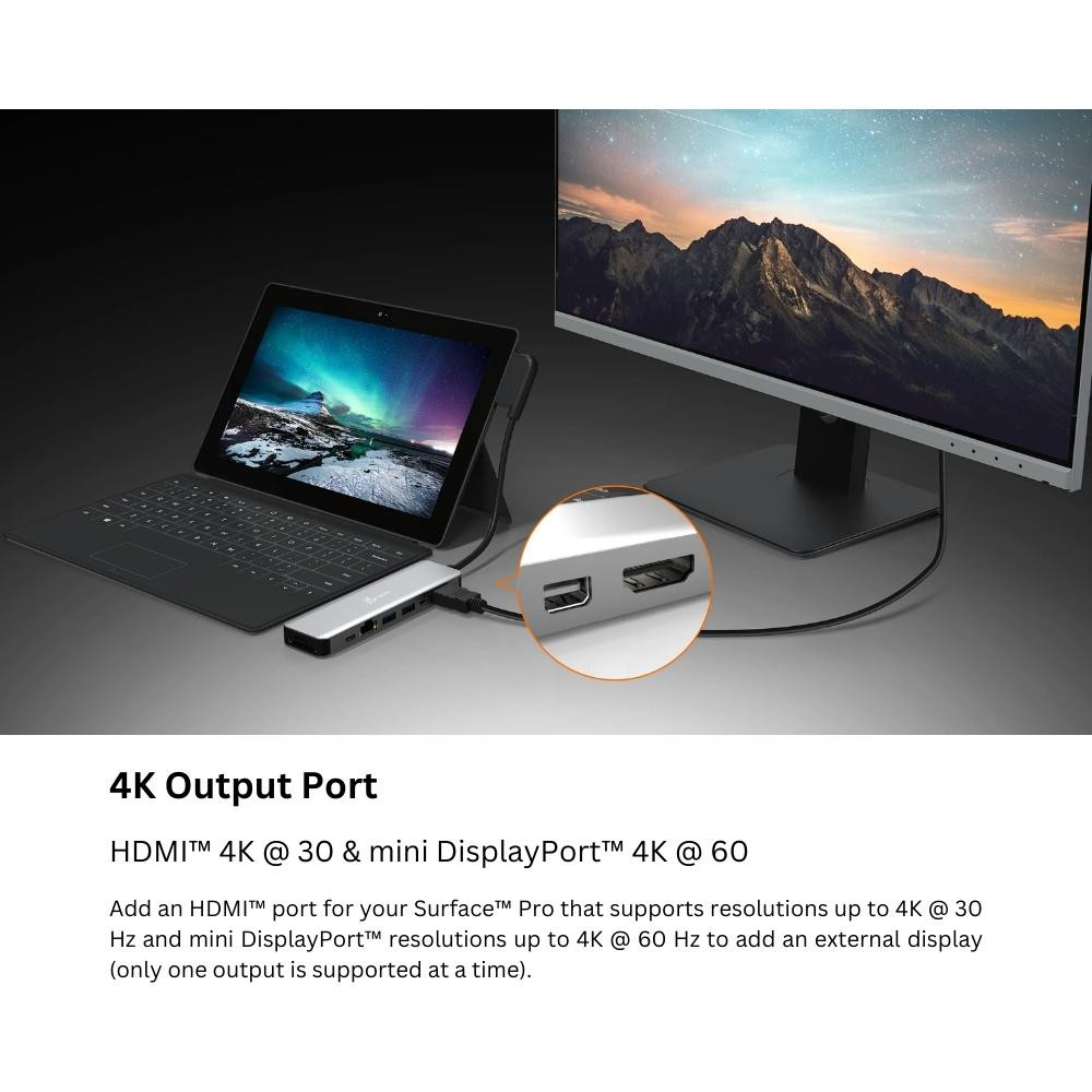 J5create JDD321 Mini Dock for Surface™ Pro 4/5/6 - MSL Digital Online Store