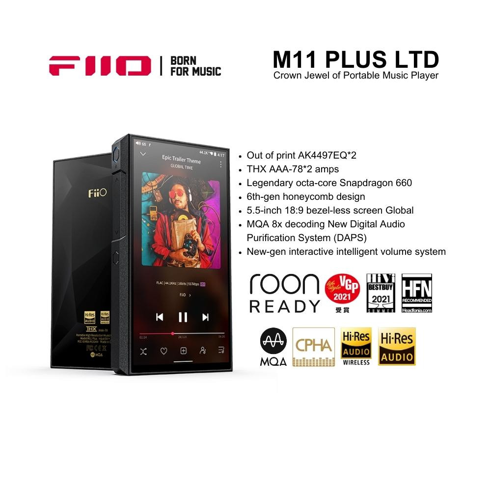 FiiO M11 Plus Portable Music Player | Hi-Res Audio | Octa-core Snapdragon 660 (ESS) - MSL ...