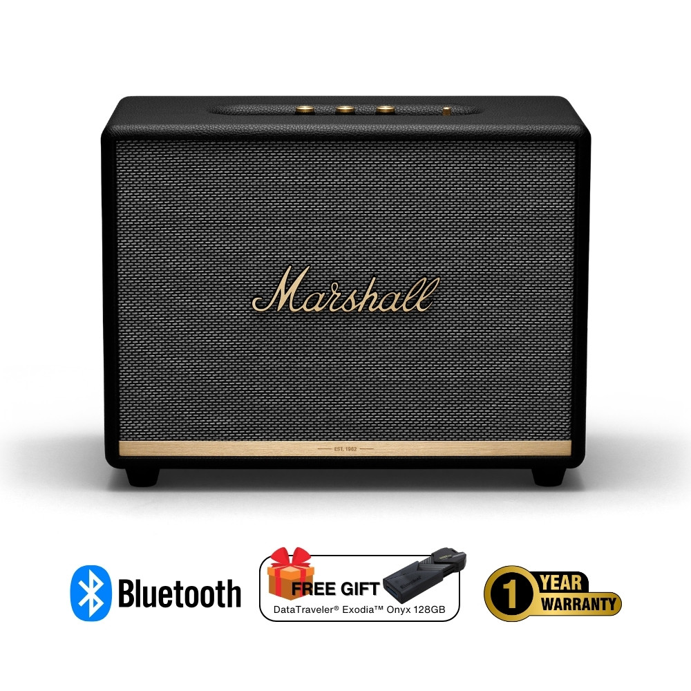 Marshall Woburn II Bluetooth Speaker [FREE Kingston Flash Drive 128GB] - MSL Digital Online Store