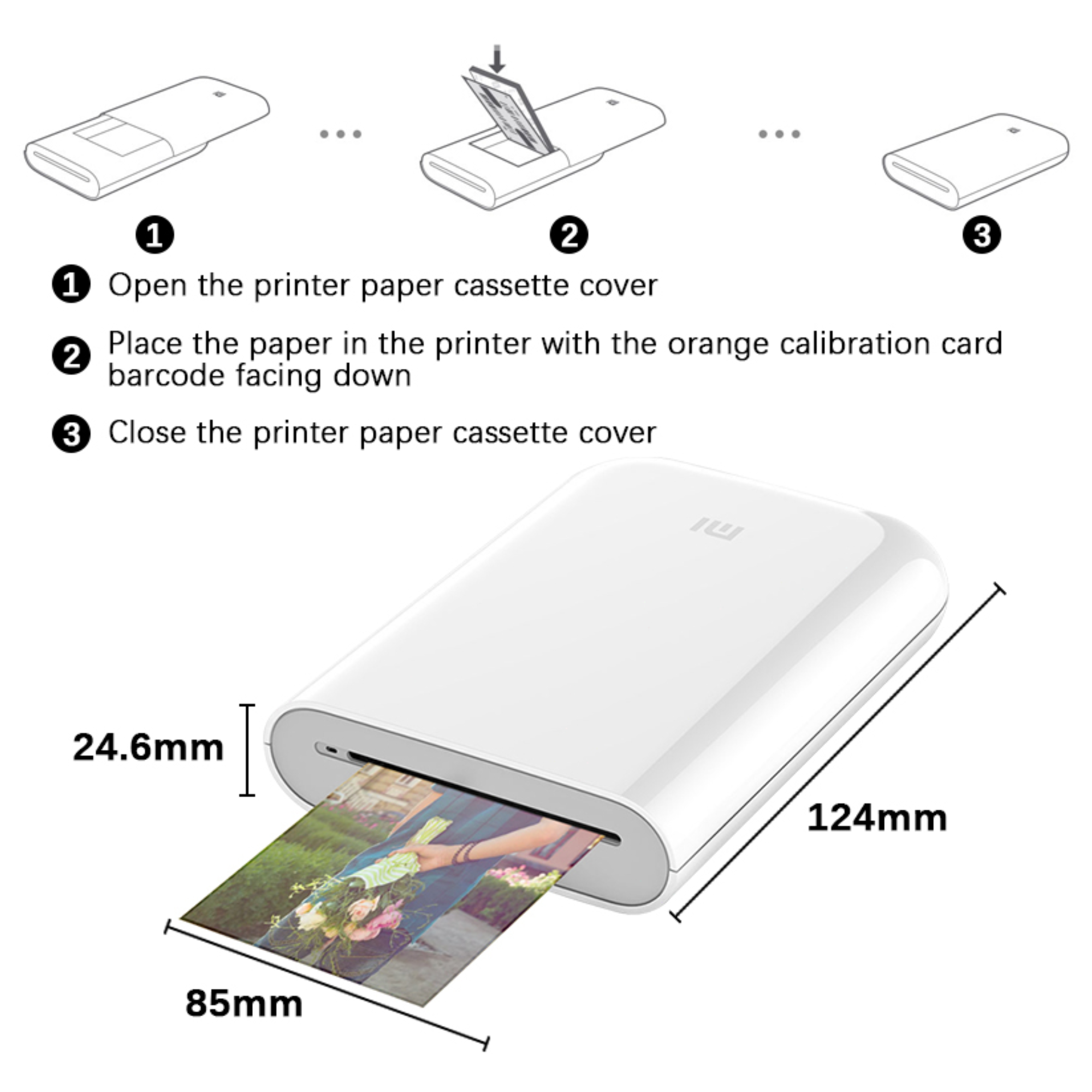 XiaoMi Mi Portable Photo Printer Paper , 2x3-inch (20-sheets) - MSL ...