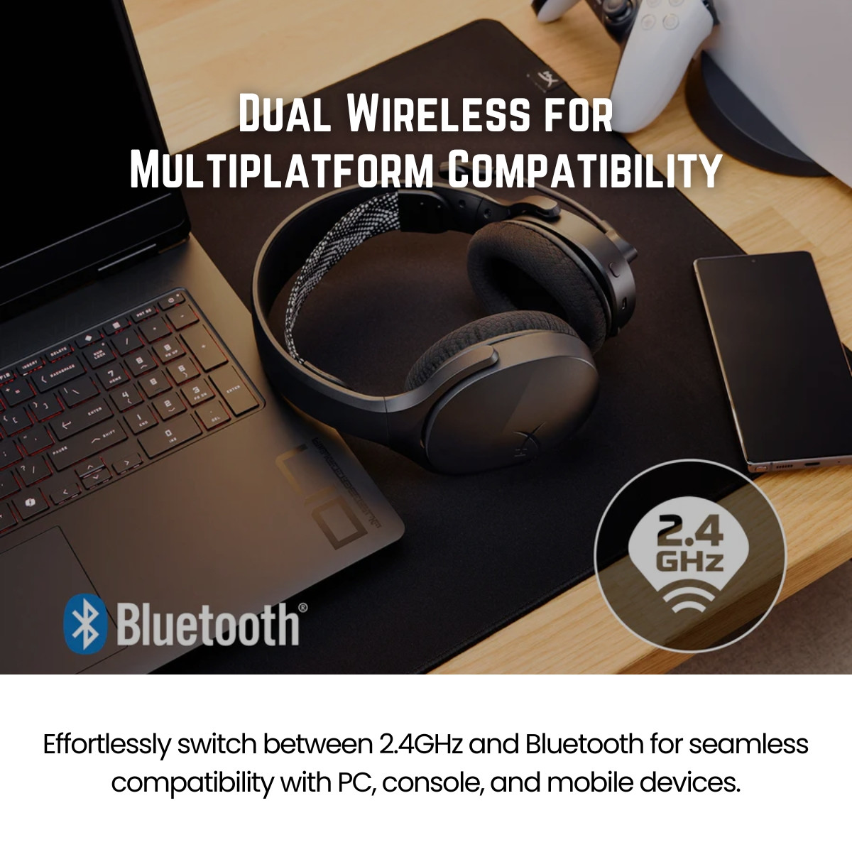 HyperX Cloud Jet Dual Wireless Gaming Headset - MSL Digital Online Store