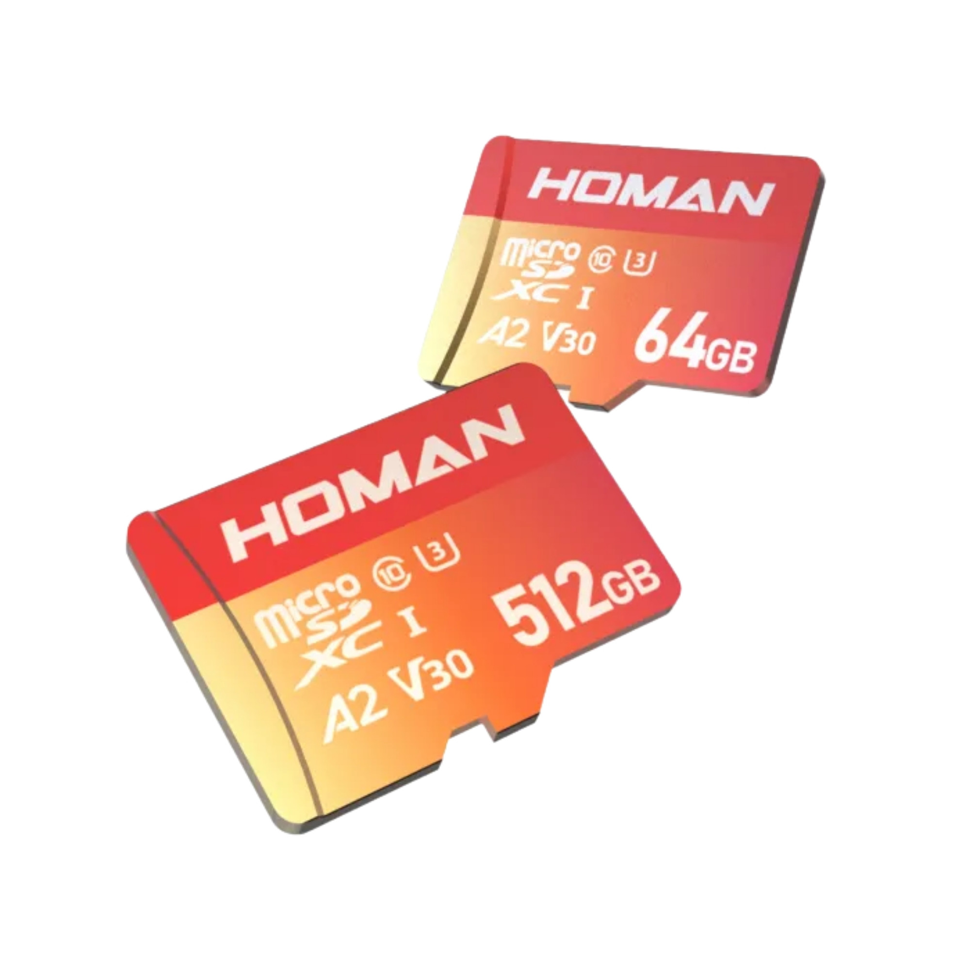 HOMAN UHS-I MicroSD Card A2 (180MB/s Class 10 U3 V30) - MSL Digital ...