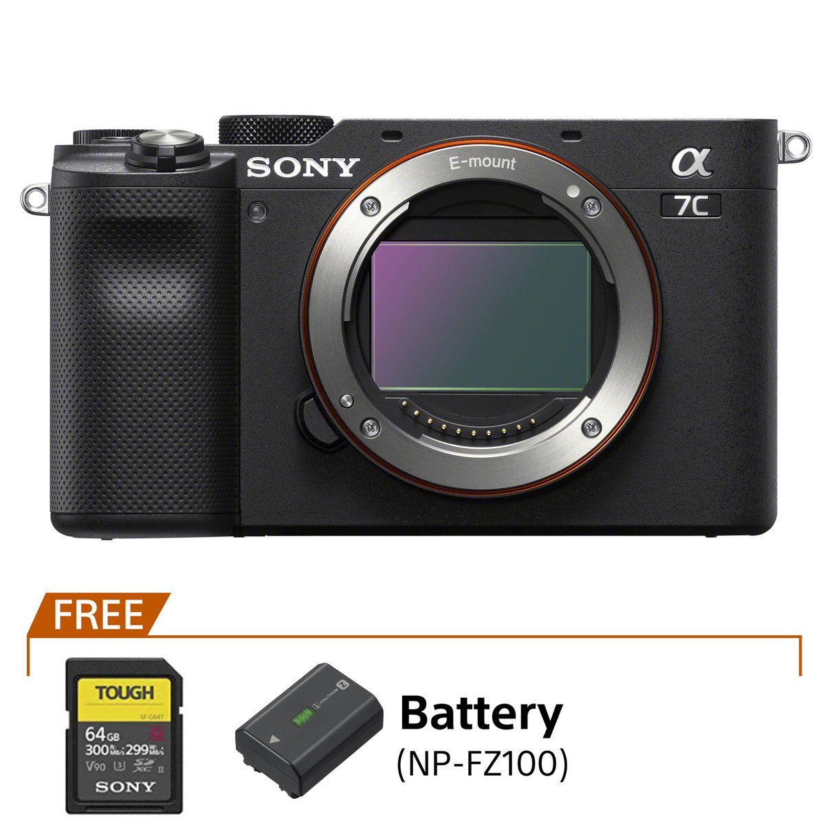Sony Alpha a7C / ILCE-7C Mirrorless Digital Camera 24.2MP Full-Frame ...