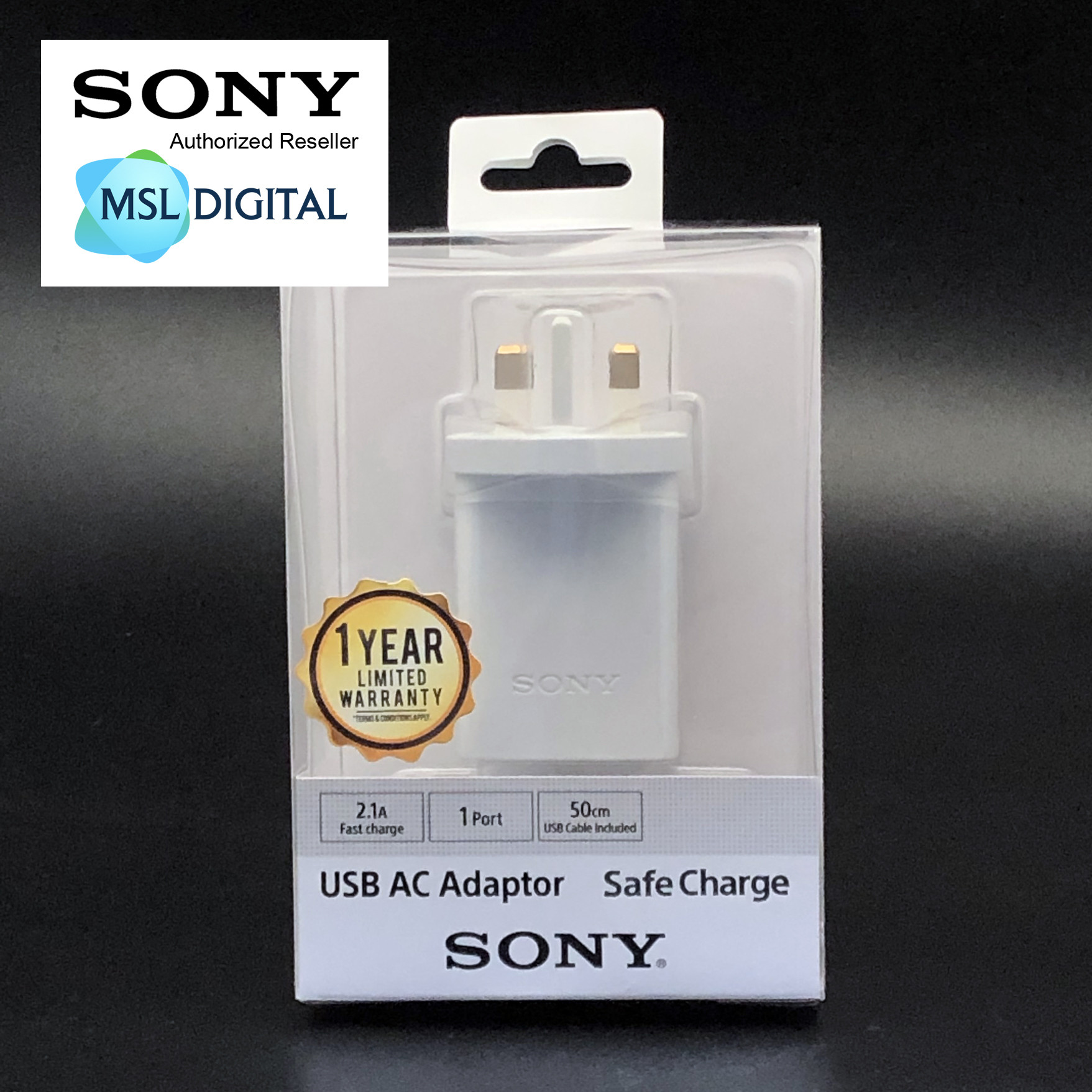 SONY CP-AD2A USB AC ADAPTER SAFE CHARGE ORIGINAL - MSL Digital Online Store