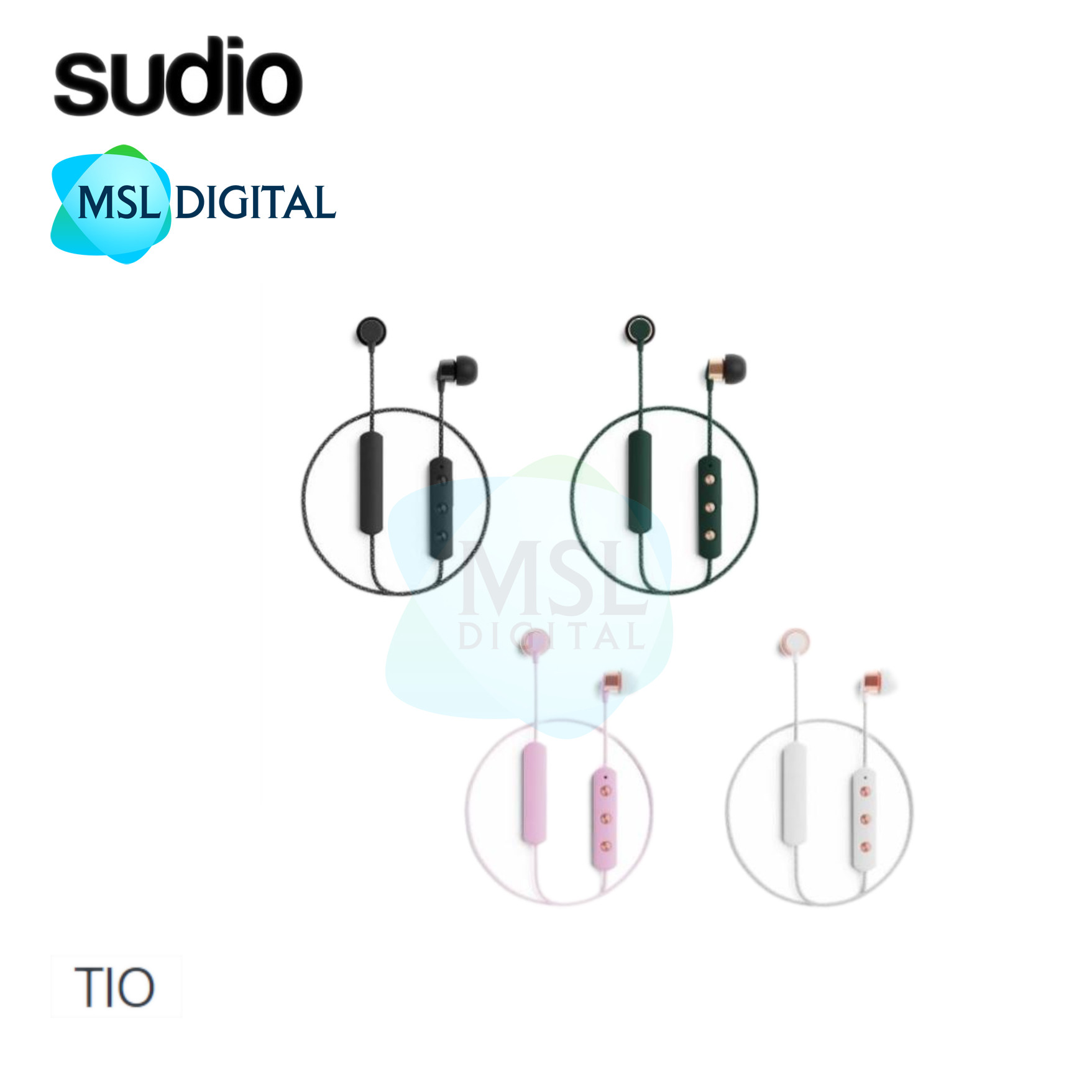 Sudio Tio Wiresless In-Ear Earphone | Wireless | Bluetooth - MSL ...