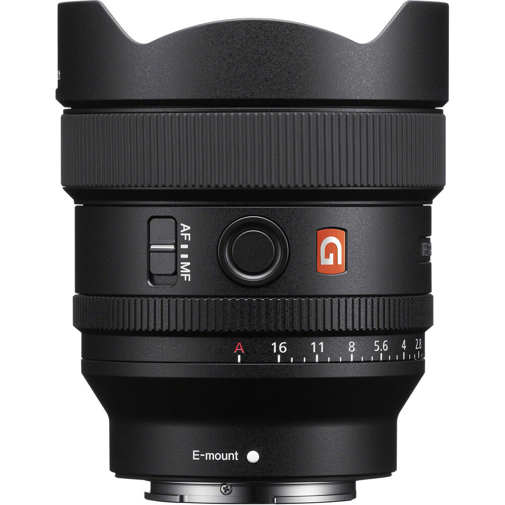 Sony FE 14mm F1.8 GM E-Mount ultra wide angle prime G-Master Lens with ...