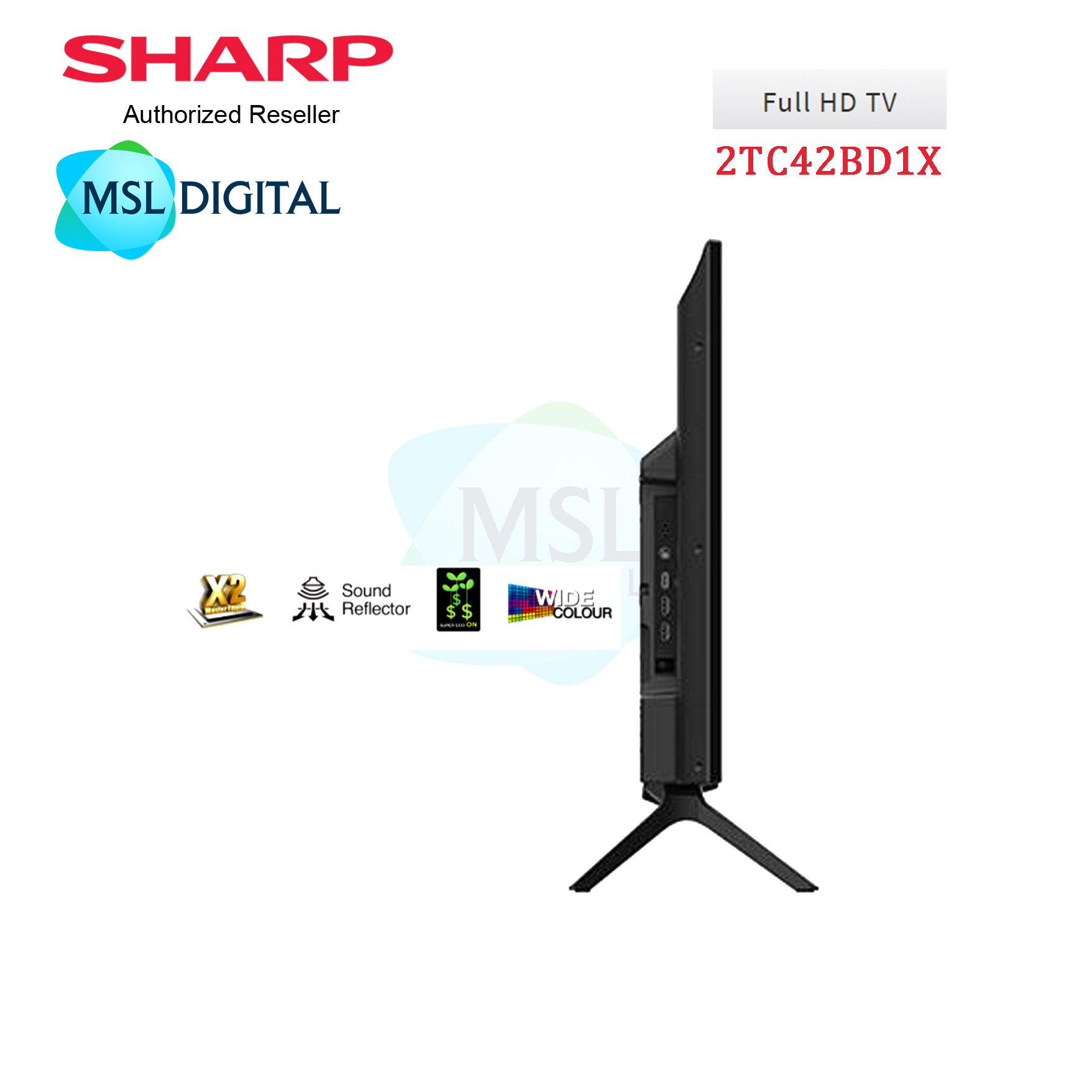 SHARP AQUOS 42 Inch Full HD TV - 2TC42BD1X - MSL Digital Online Store