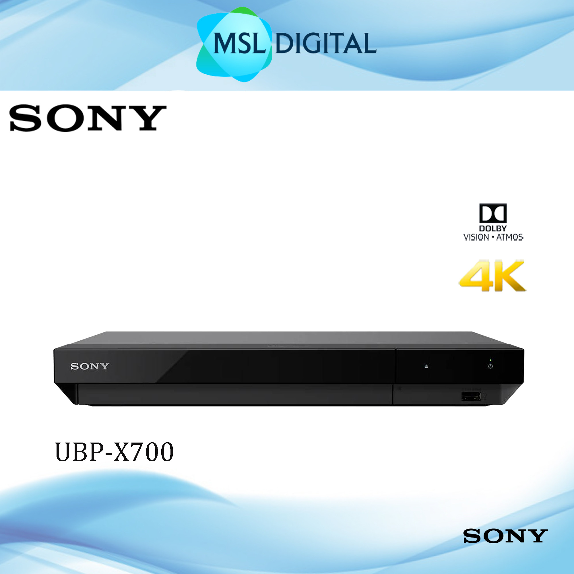 SONY UBP-X700 HDR 4K UHD NETWORK BLU-RAY PLAYER SONY M’SIA WARRANTY ...
