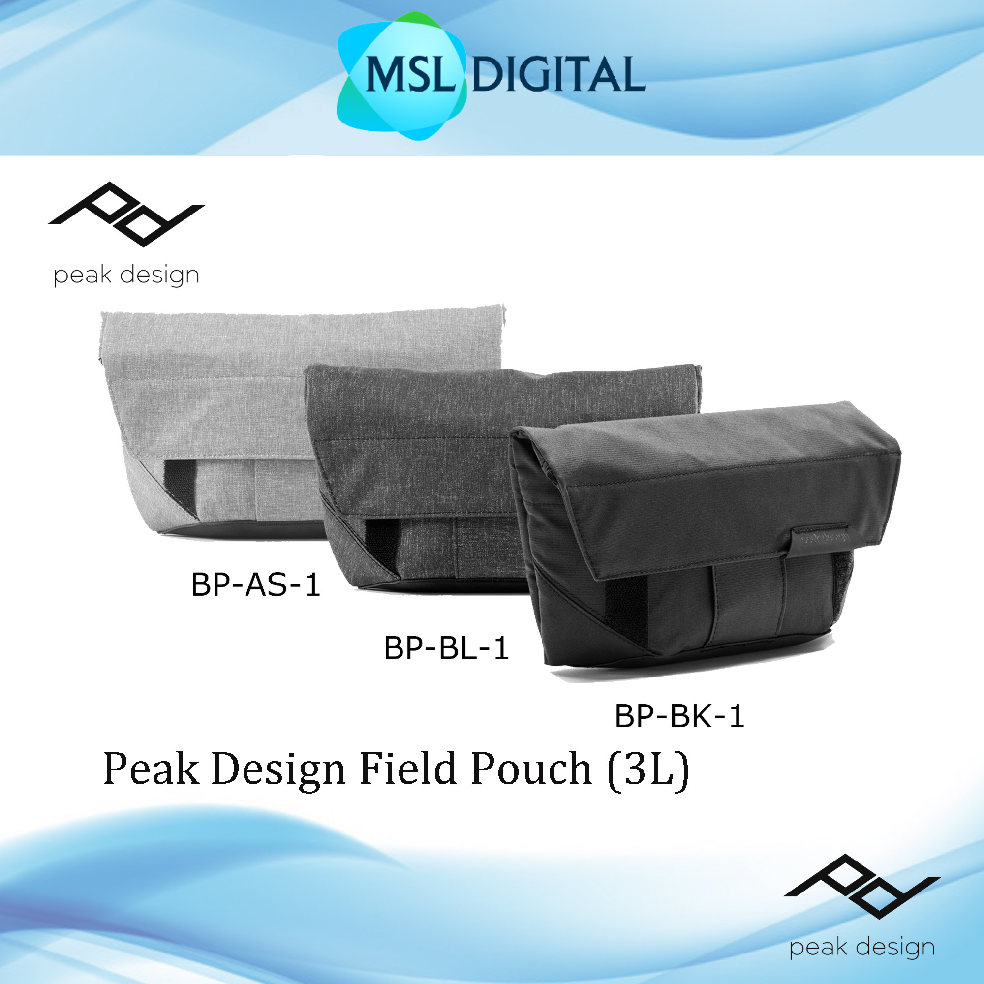 Peak Design Field Pouch 3L Limited Lifetime Warranty - MSL Digital ...