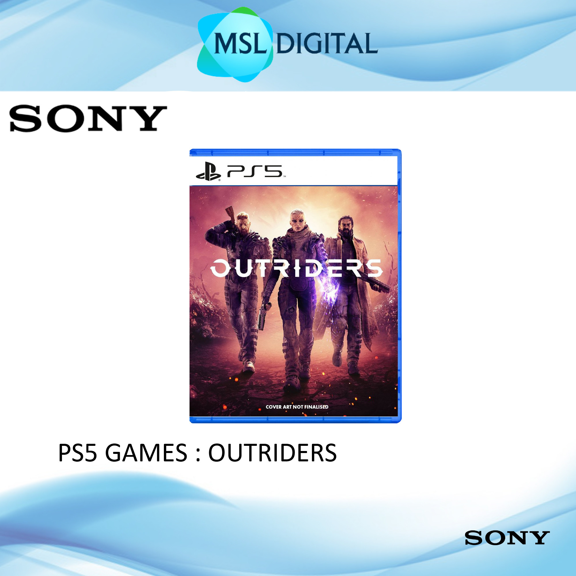 Sony PS5 Game PlayStation 5 - Outriders - MSL Digital Online Store