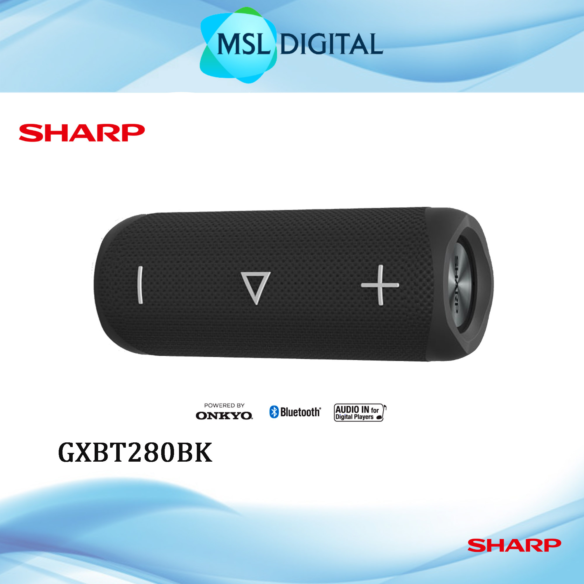 SHARP GXBT280 Wireless Bluetooth Speaker - MSL Digital Online Store