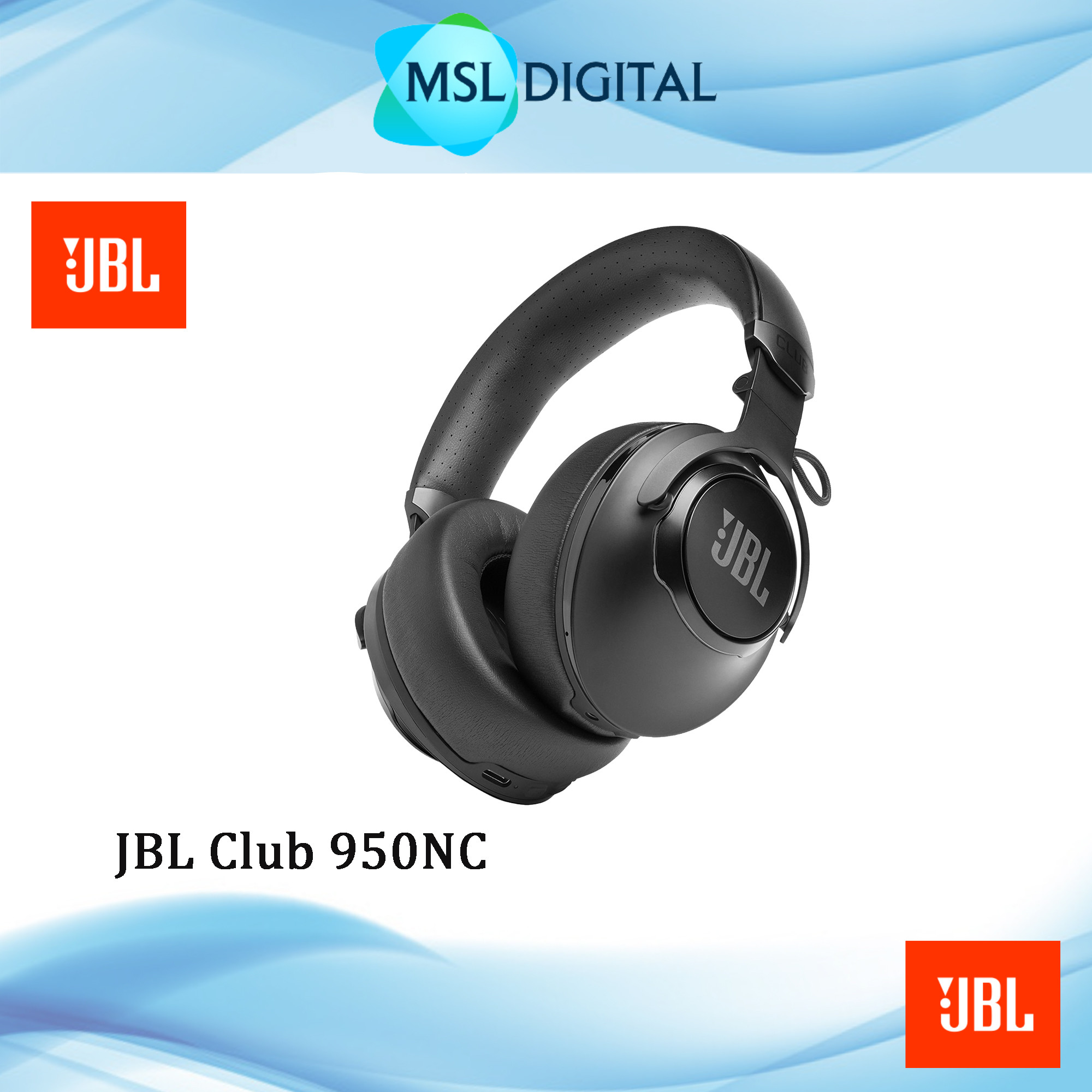 JBL CLUB 950NC Wireless over-ear noise cancelling headphones - MSL ...
