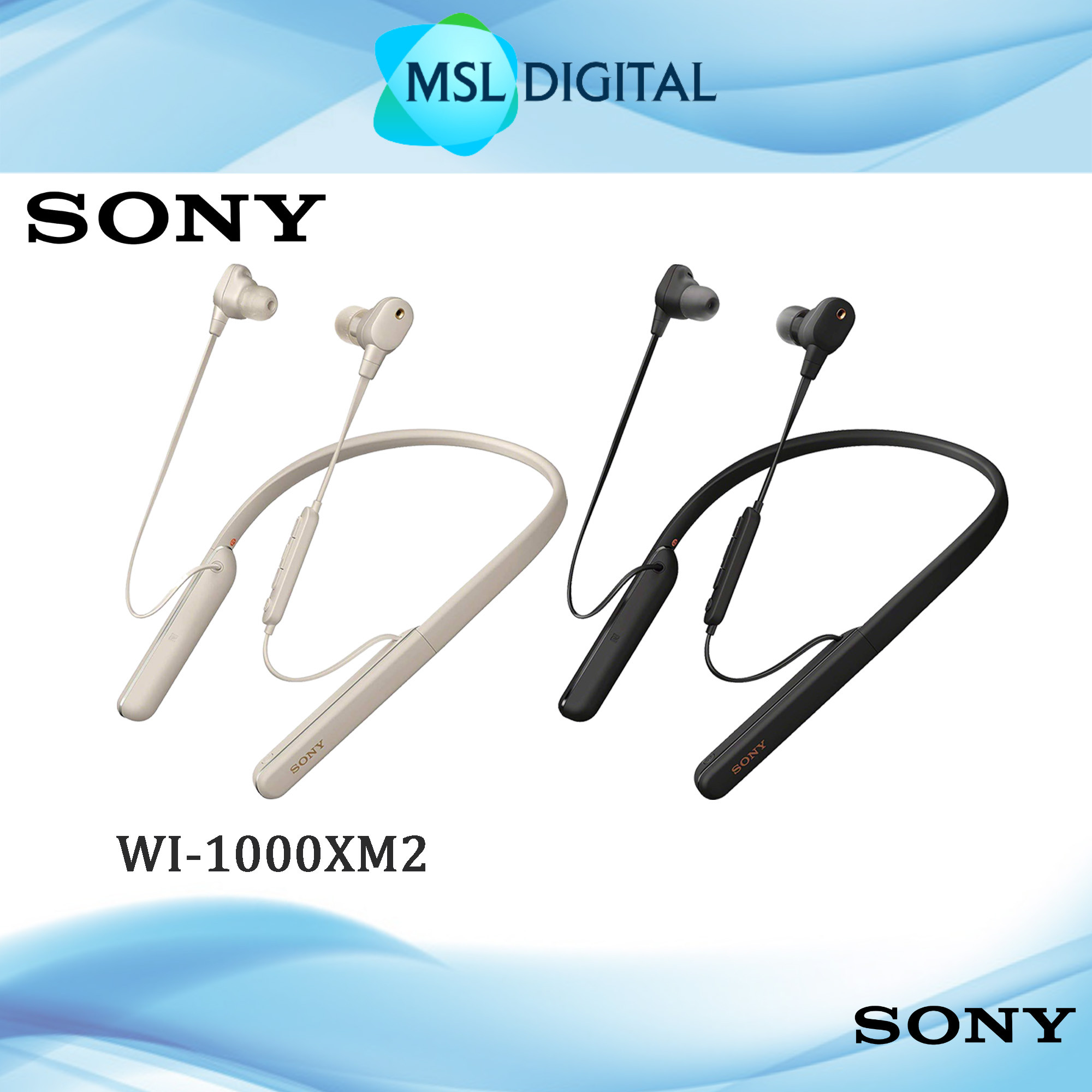 Sony WI-1000XM2 Wireless Noise Cancelling In-ear Headphones Earphones ...