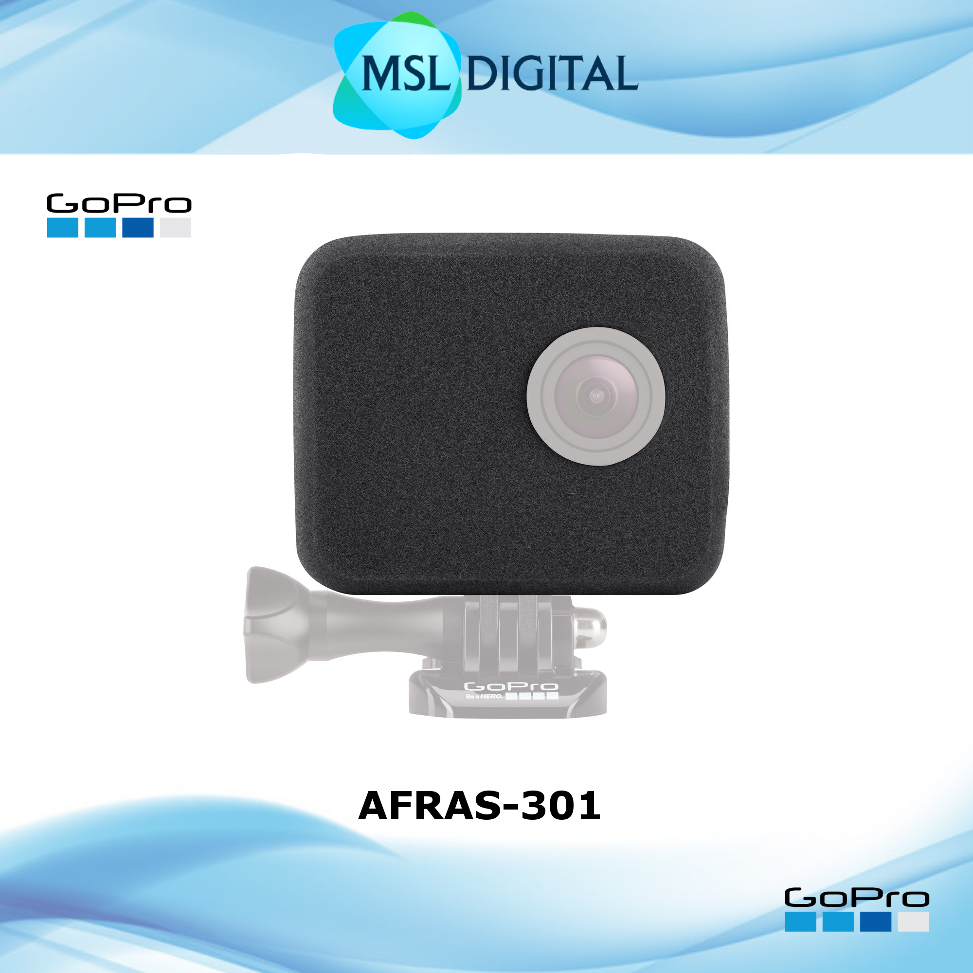 GoPro AFRAS-301 Wind Slayer Foam Windscreen [Reduces Wind Noise for ...