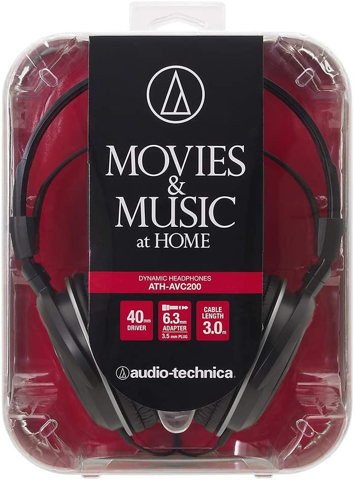 Audio Technica ATH-AVC200 PROFESSIONAL MONITOR Dynamic Over-Ear ...