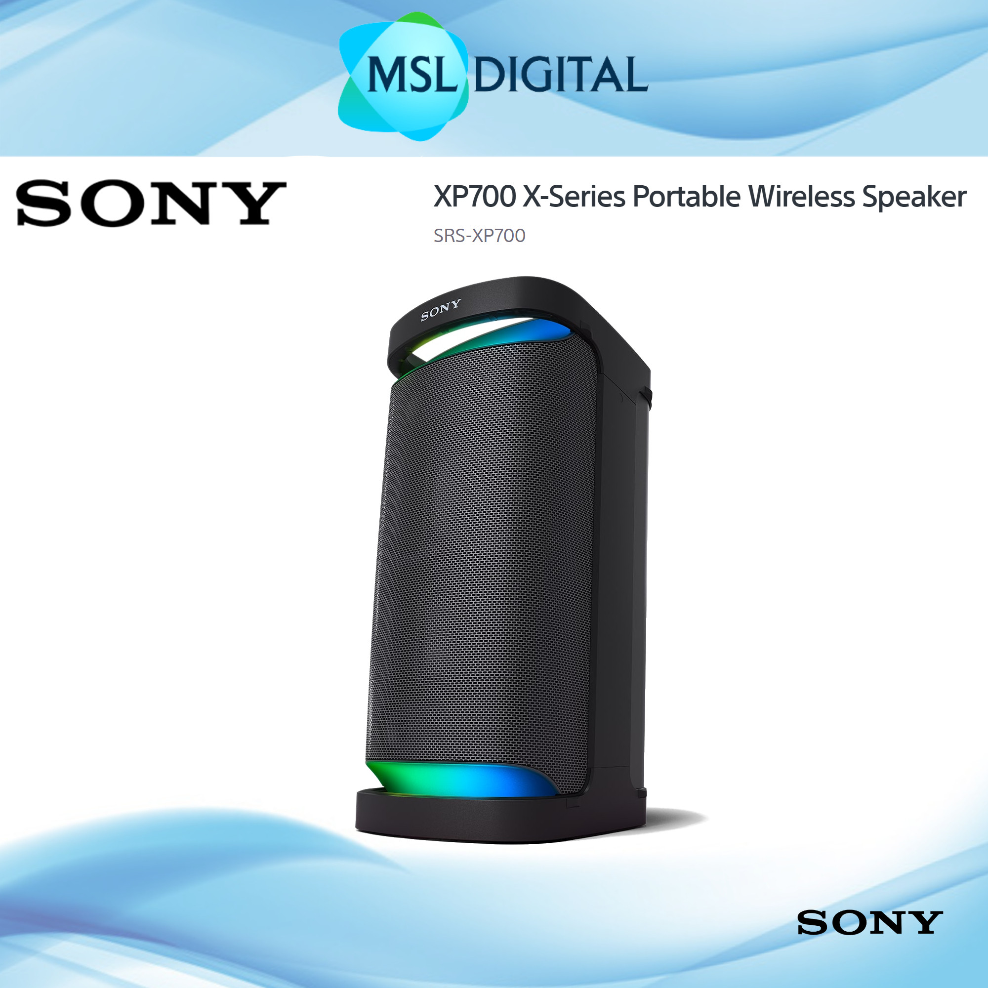 Sony XP700 X-Series SRS-XP700 Portable Wireless Speaker - MSL Digital ...