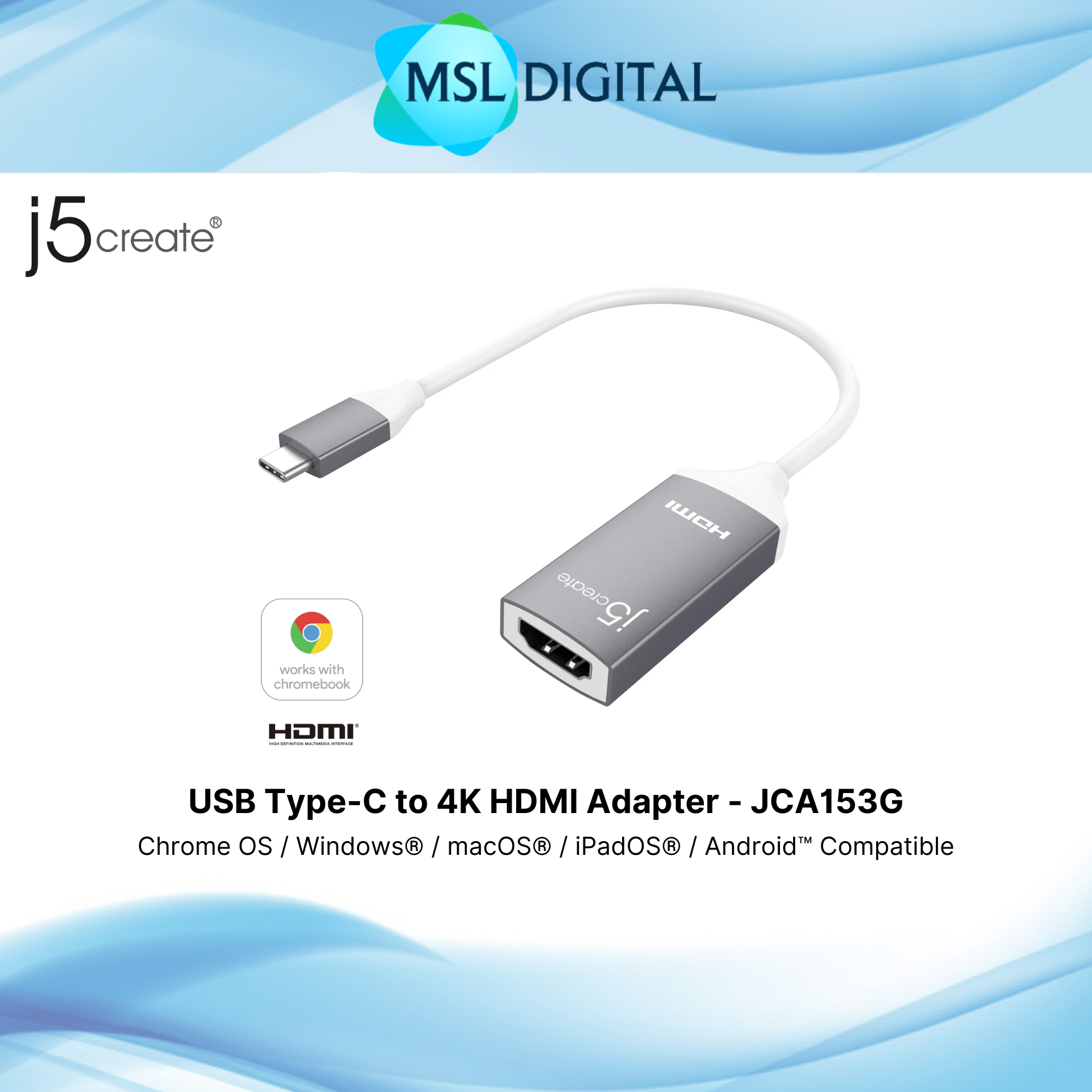 J5 Create USB-C™ To 4K HDMI™ Adapter JCA153G COMPUTAAS, 58% OFF J5 Create USB-C™ To 4K HDMI™ Adapter JCA153G COMPUTAAS, 58% OFF