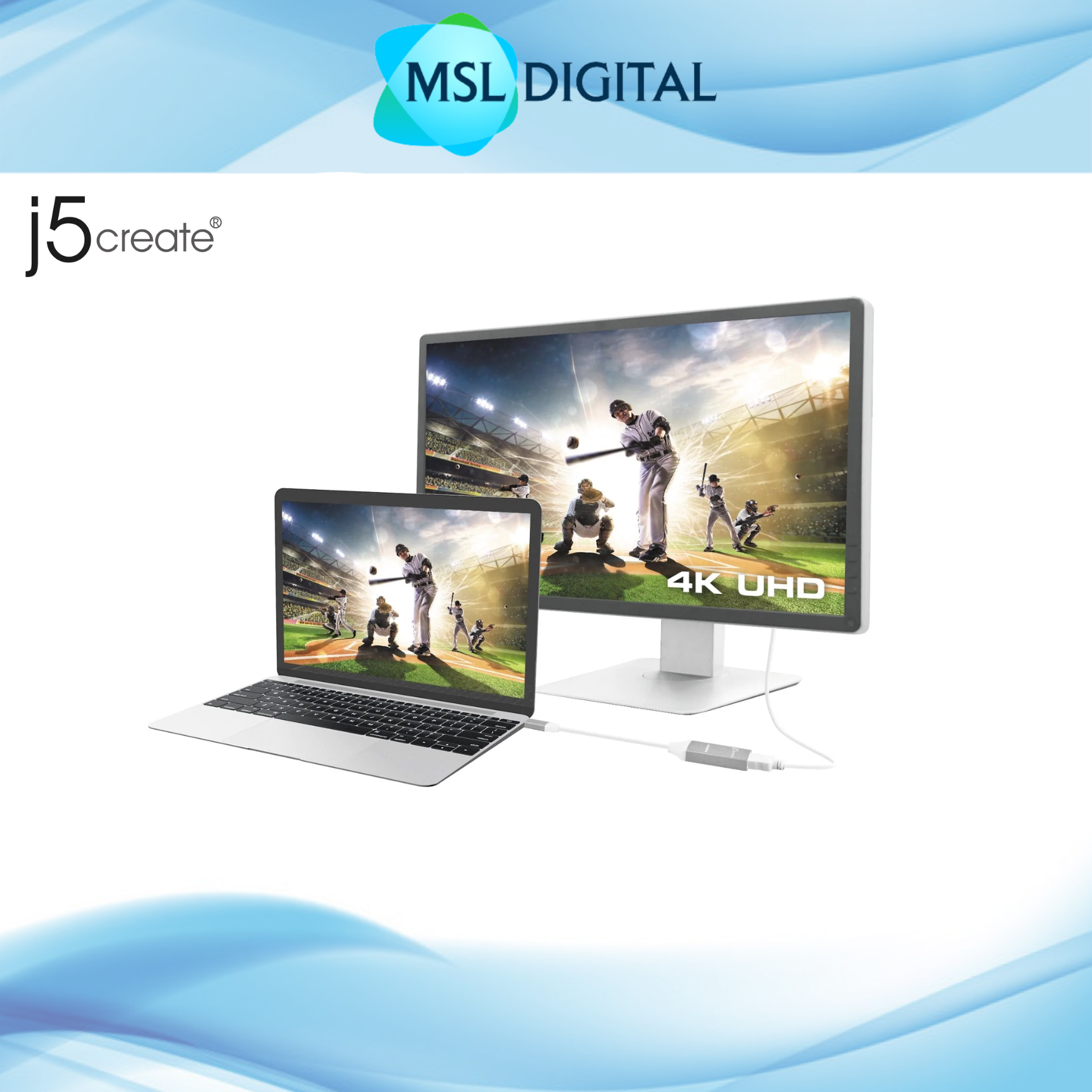 J5 create USB Type-C to 4K HDMI adapter - JCA153G - MSL Digital Online ...