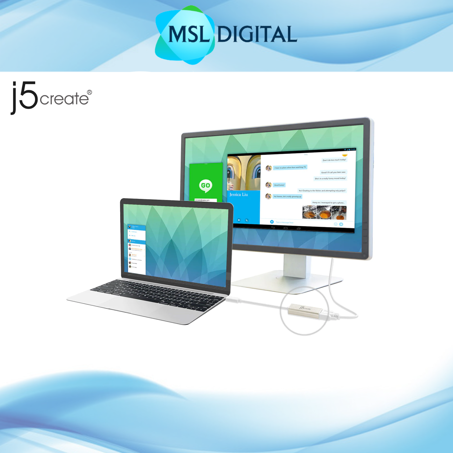 J5 create USB Type-C to VGA adapter - JCA111 - MSL Digital Online Store