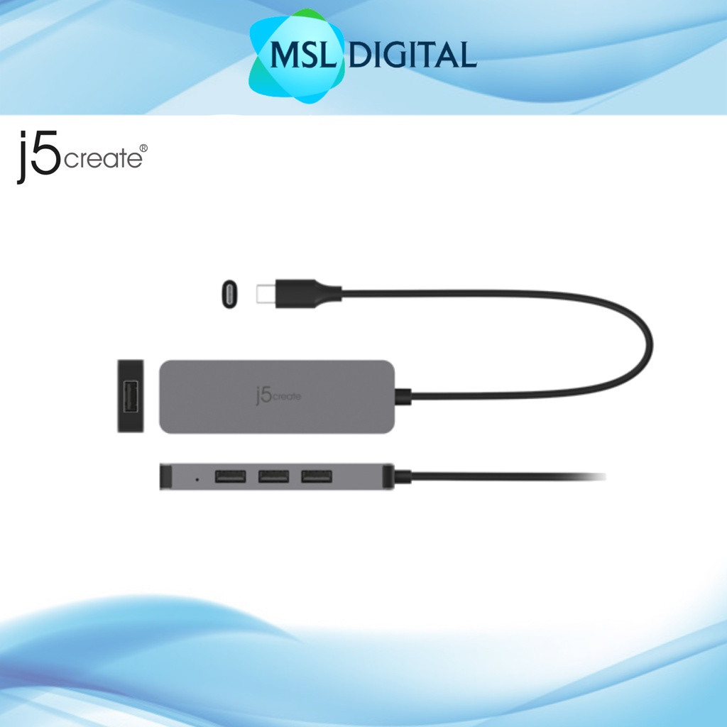 J5 create Laptop Stand with USB™ 4-Port Hub - JTS223 - MSL Digital ...
