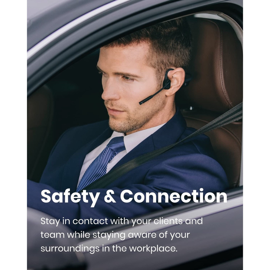 [FREE TNG RM20] SHOKZ OpenComm UC | Bone Conduction Open-Ear Stereo Bluetooth Headset With Noise ...