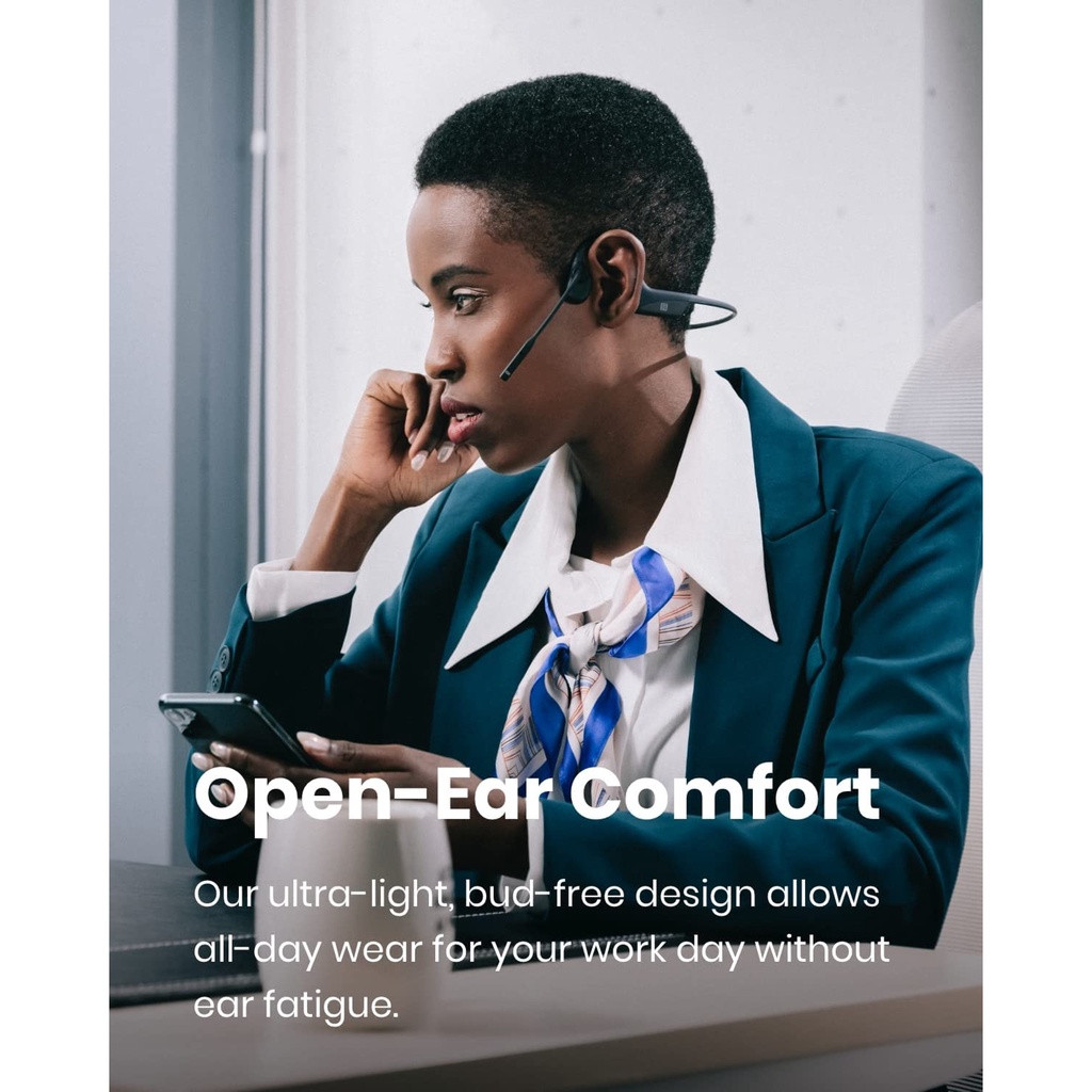 [FREE TNG RM20] SHOKZ OpenComm UC | Bone Conduction Open-Ear Stereo Bluetooth Headset With Noise ...