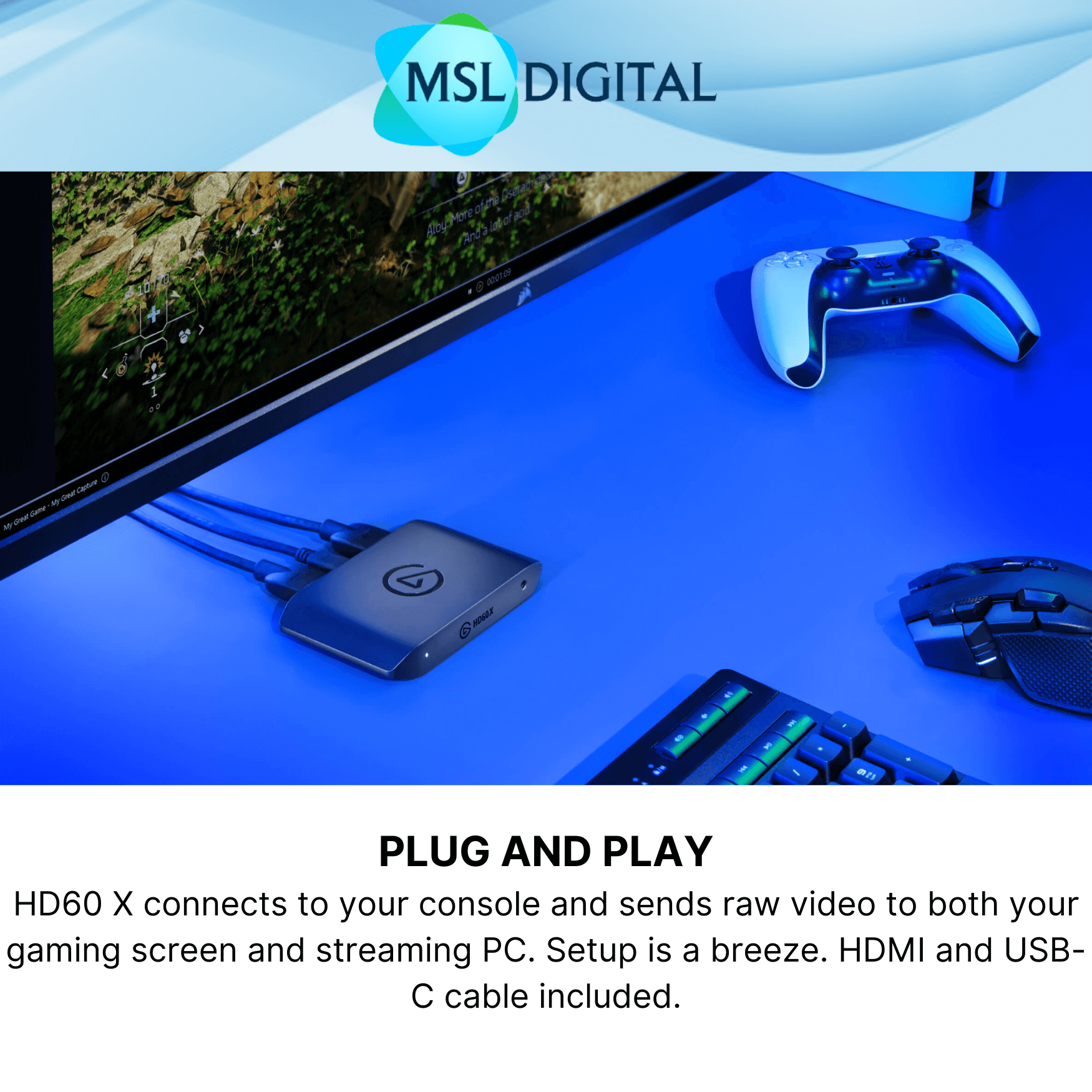 Corsair Elgato HD60 X External Capture Card for Playstation Console ...