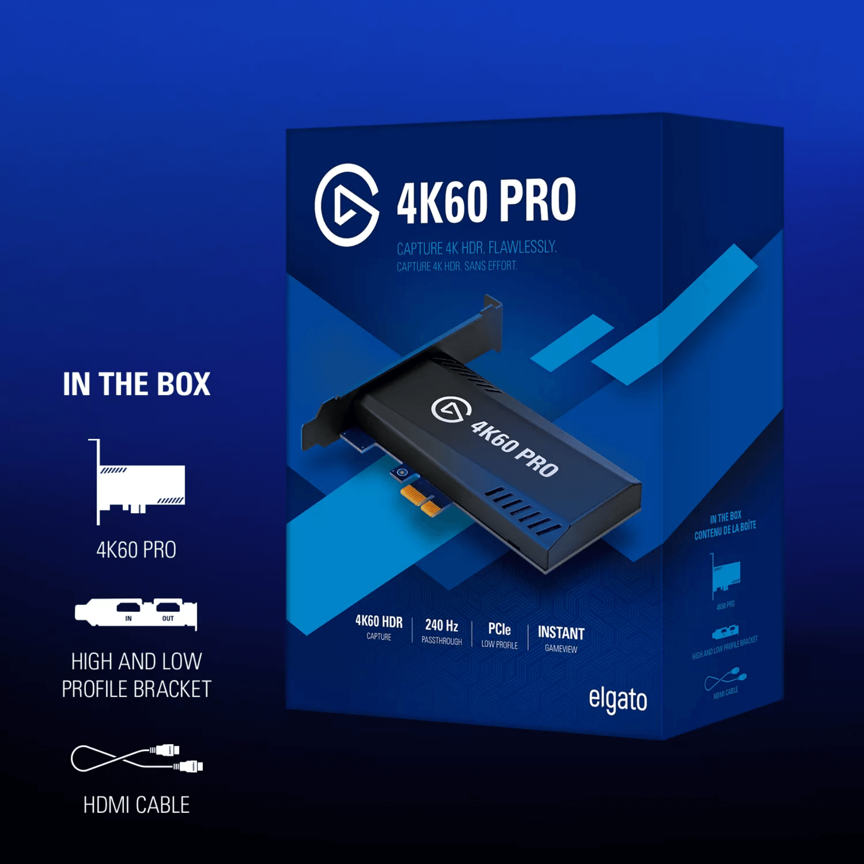 Elgato Game Capture 4K60 Pro MK.2 PCIe Game Capture Card - EL4K60PRO ...
