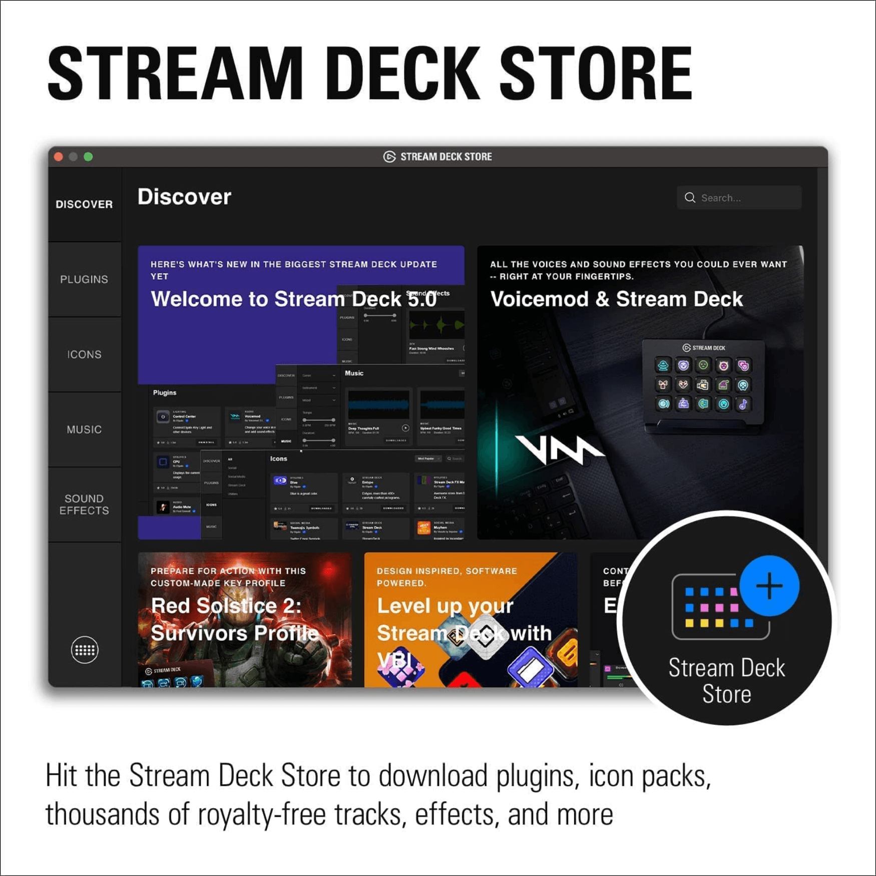 Corsair Elgato Stream Deck MK.2 Live Content Creation Key Creator Live ...