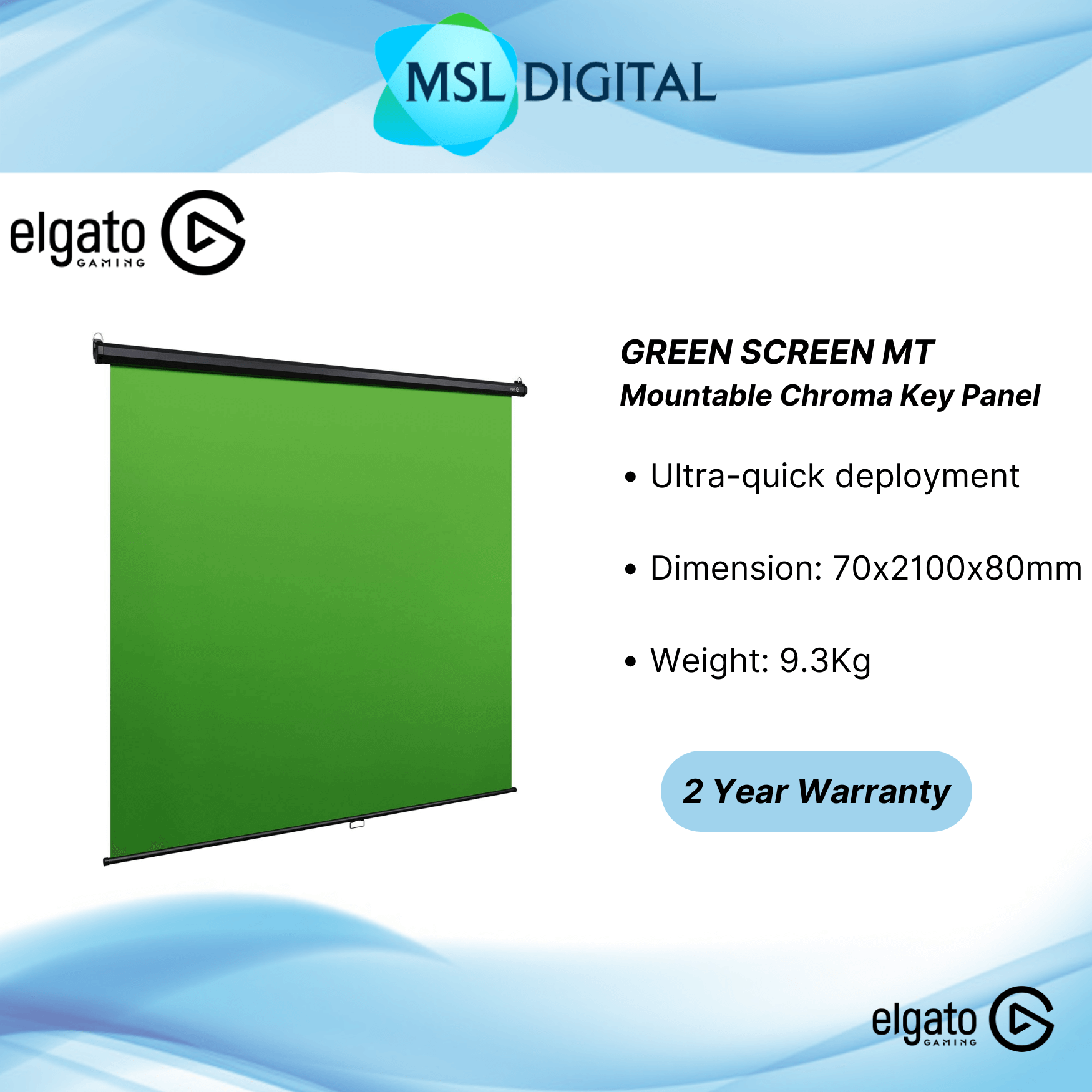 Elgato Green Screen MT - 10GAO9901 - MSL Digital Online Store