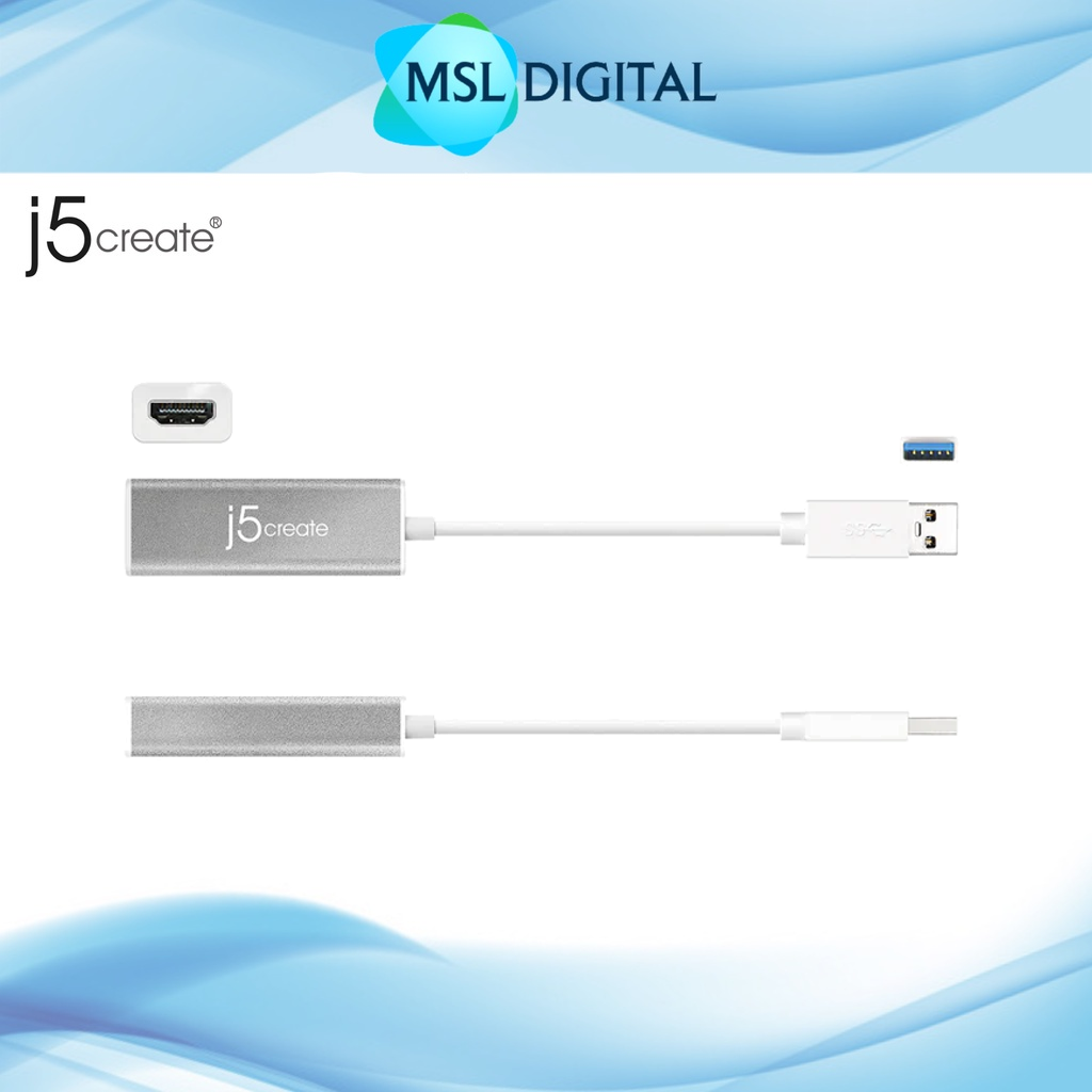 J5create USB 3.0 to HDMI Slim Display Adapter - JUA355 - MSL Digital ...
