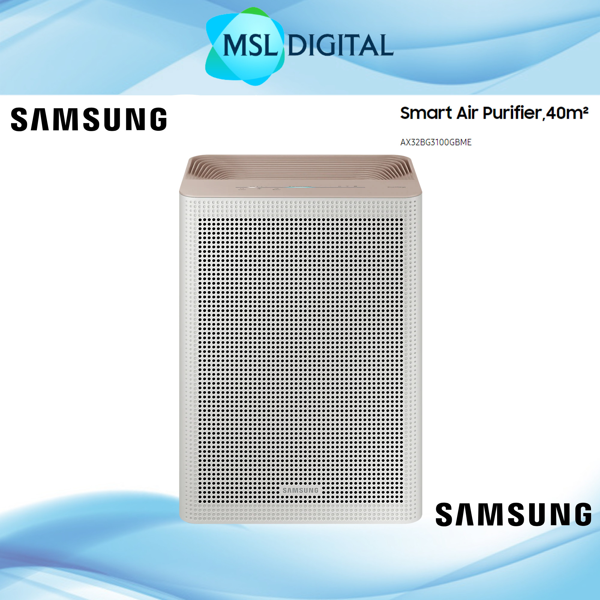 Samsung Smart Air Purifier 40m² Wi-Fi | Multi-layered purification ...