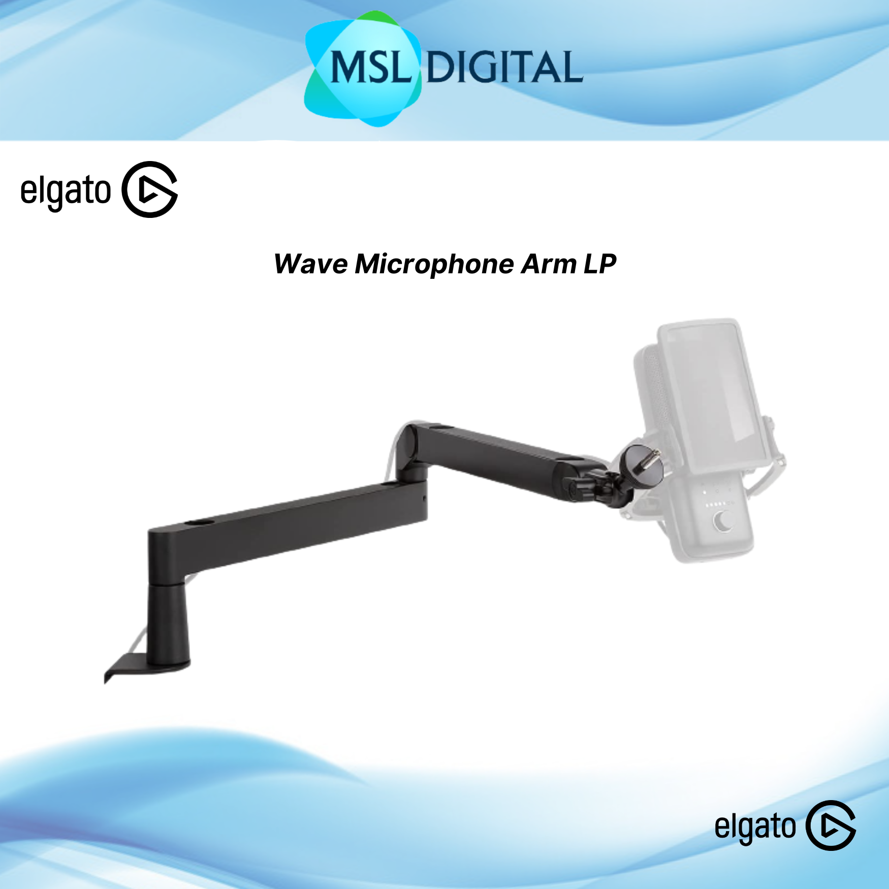 CORSAIR Elgato Wave Mic Arm LP Premium Low Profile Microphone Arm with ...