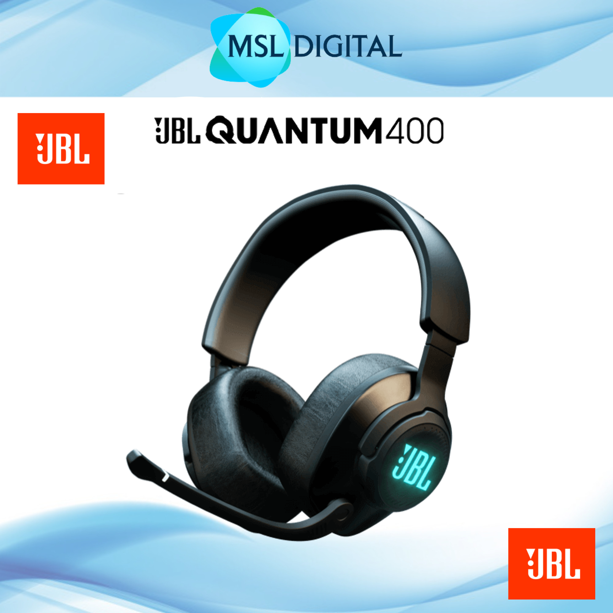 [SCHOOL HOLIDAY] JBL Quantum 400 USB over-ear PC gaming headset with ...