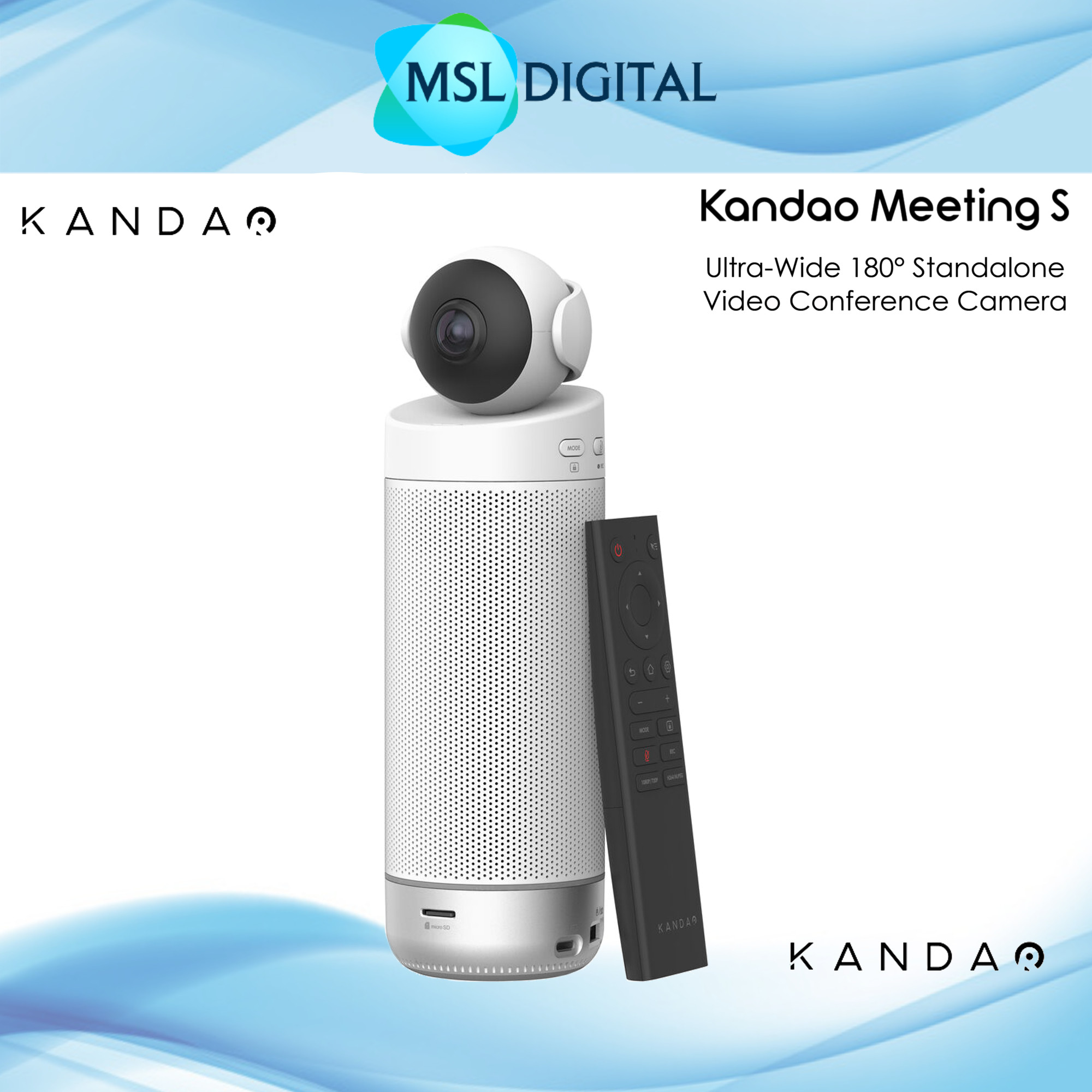 Kandao Meeting S 1080P Ultra-Wide 180° Standalone Video Conference ...