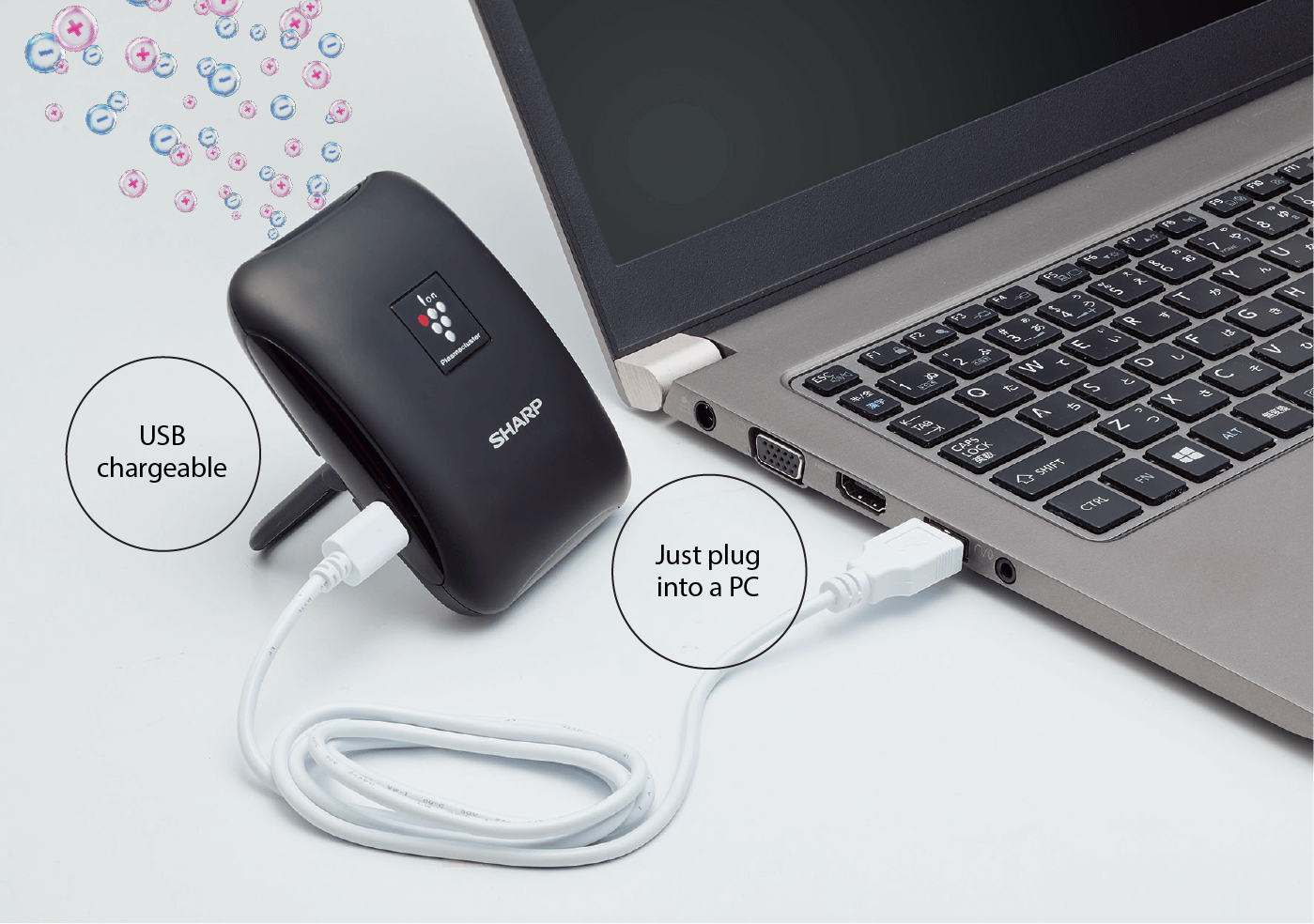 Sharp IG-NM1-W Plasmacluster Ion Generator Wearable - MSL Digital ...