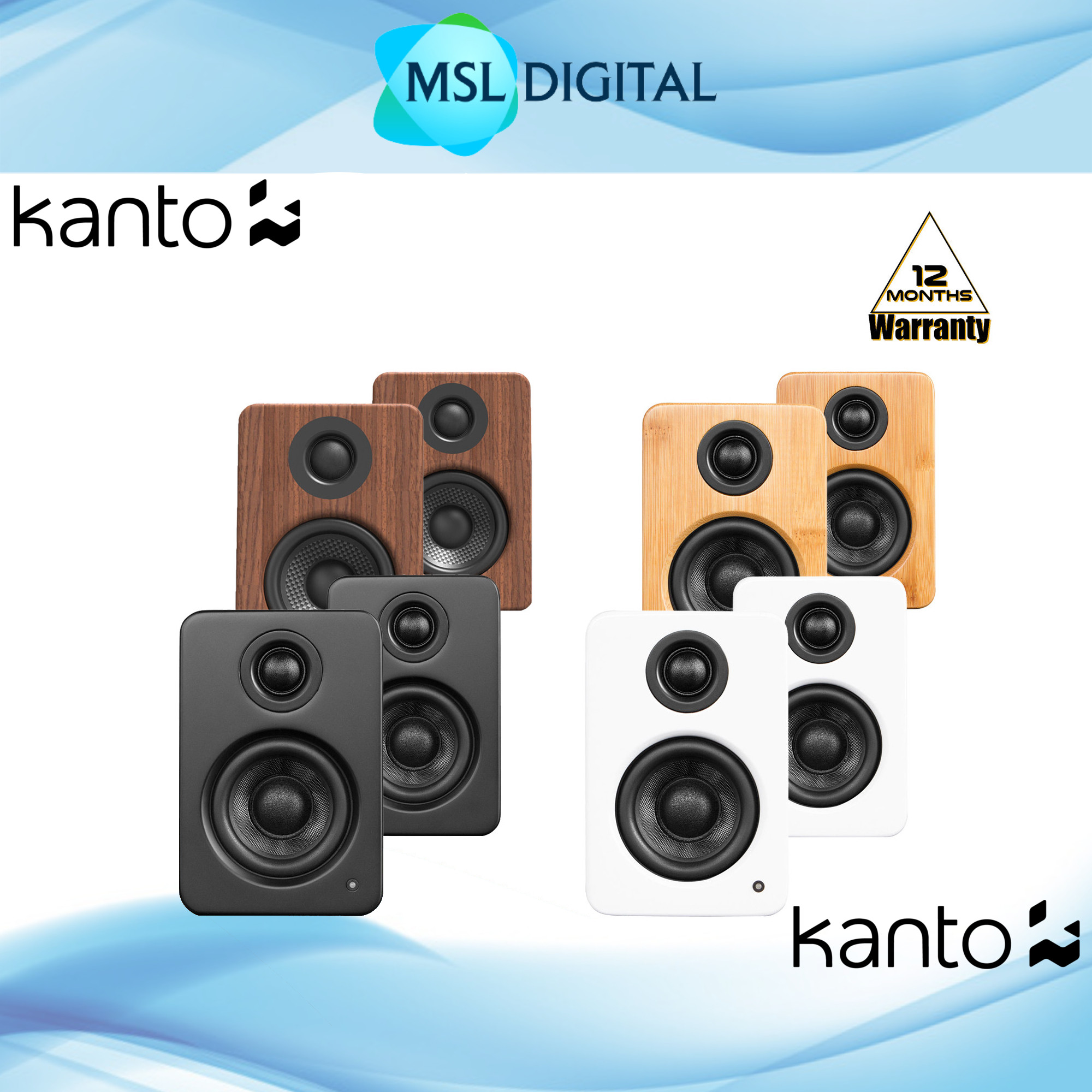 Kanto YU2 Powered Desktop Speakers - MSL Digital Online Store