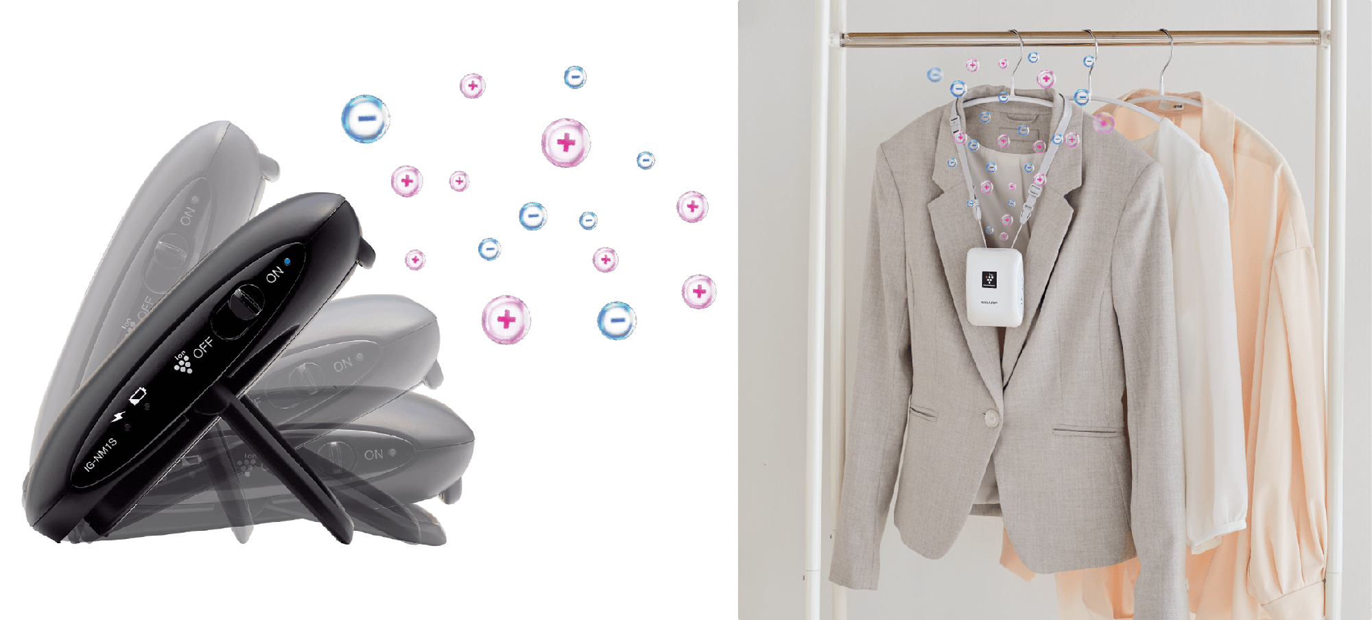 Sharp IG-NM1-W Plasmacluster Ion Generator Wearable - MSL Digital ...