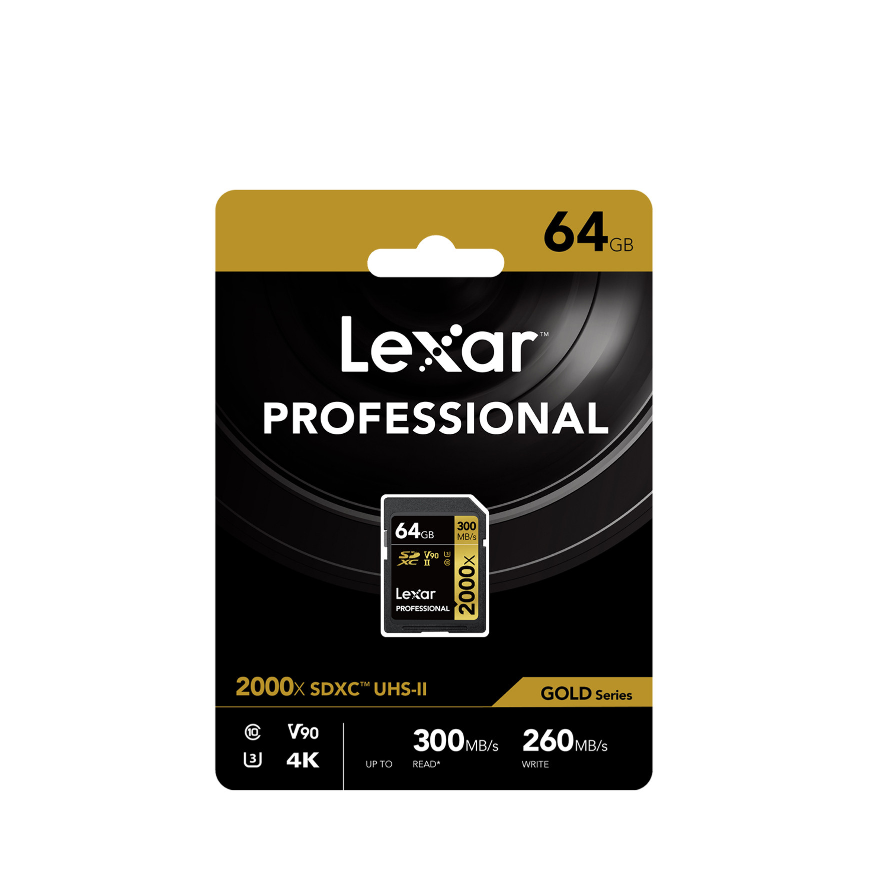 Lexar 64GB / 128GB / 256GB Professional 2000x SD card /SDXC UHS-II Card ...