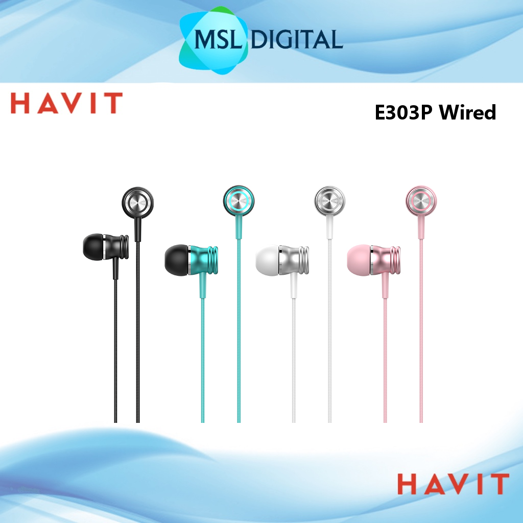 HAVIT E303P Wired In-ear earphone with Microphone - MSL Digital Online ...