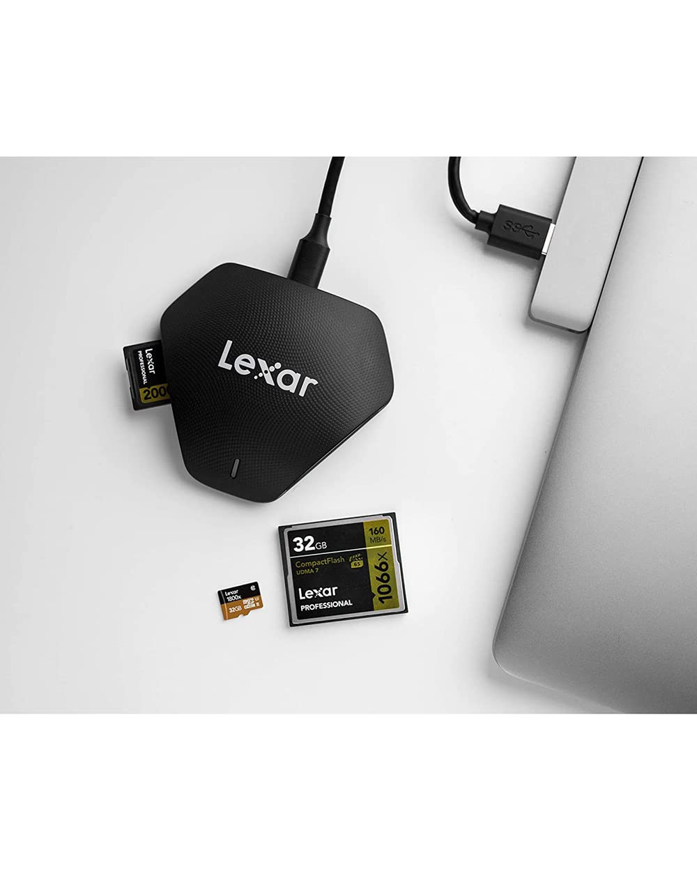 Lexar® Professional Multi-Card 3-in-1 USB 3.1 Reader LRW500URB - MSL ...
