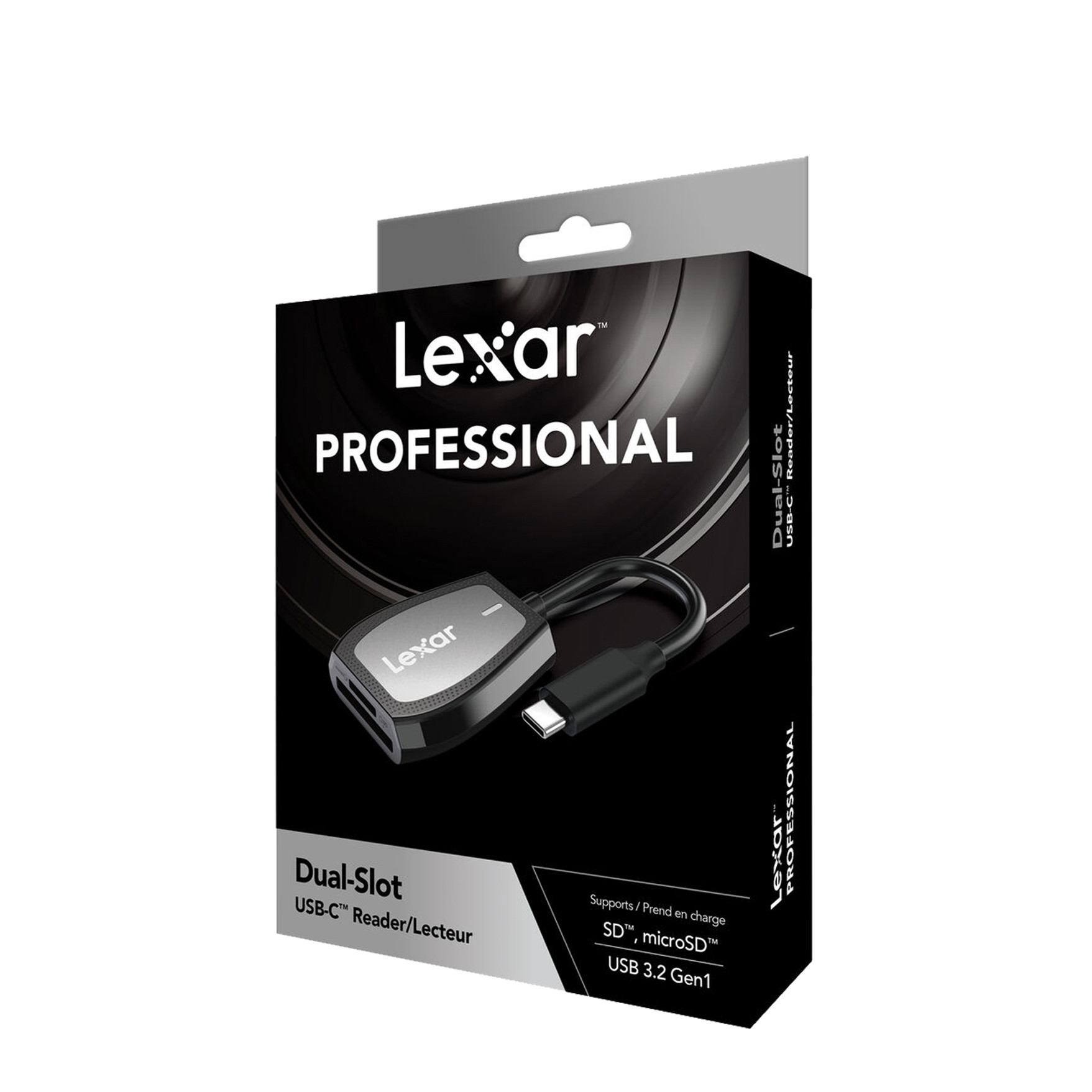 Lexar Professional USB-C Dual-Slot Card Reader (2-in-1) SD & Micro SD ...