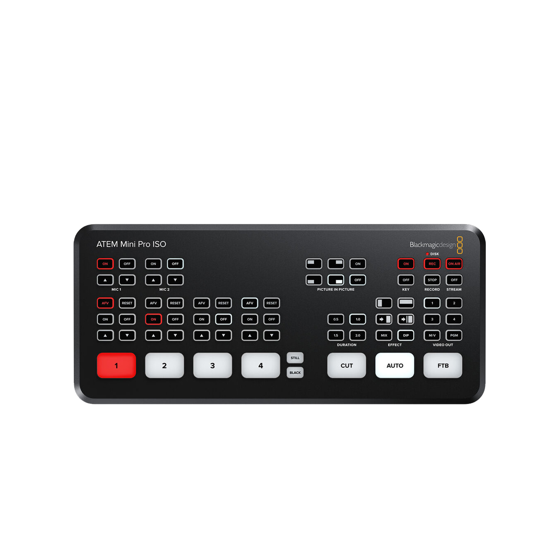 Blackmagic Design ATEM Mini Pro ISO HDMI Live Stream Switcher ...