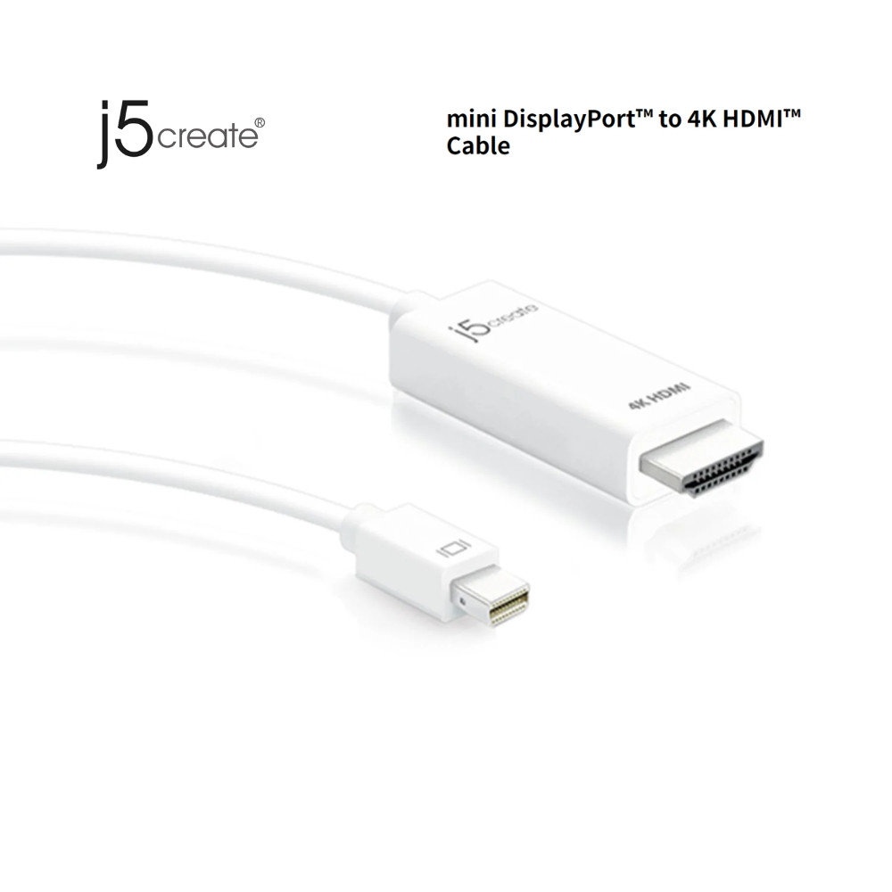 J5create JDC159 mini DisplayPort™ to 4K HDMI™ Adapter - MSL Digital ...