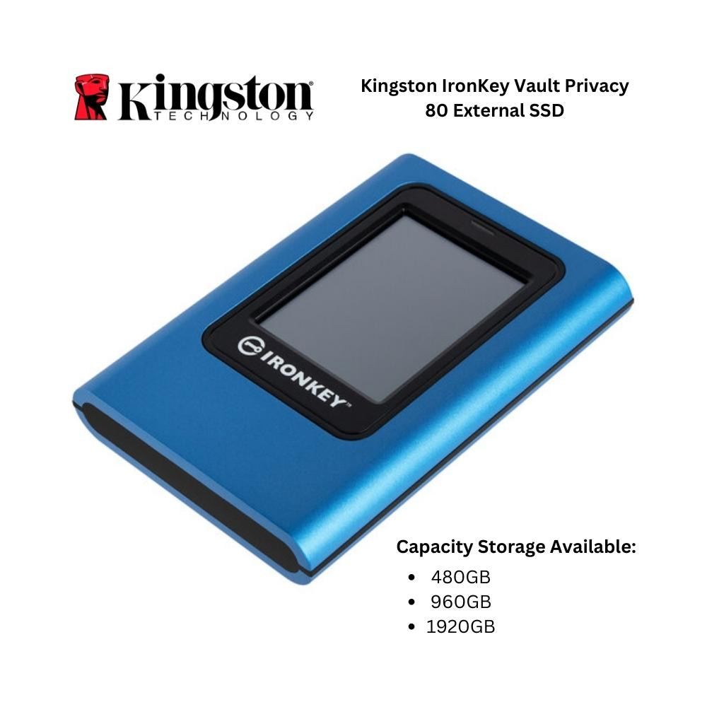 [Pre-Order 1 Week] Kingston IronKey Vault Privacy 80 External SSD ...