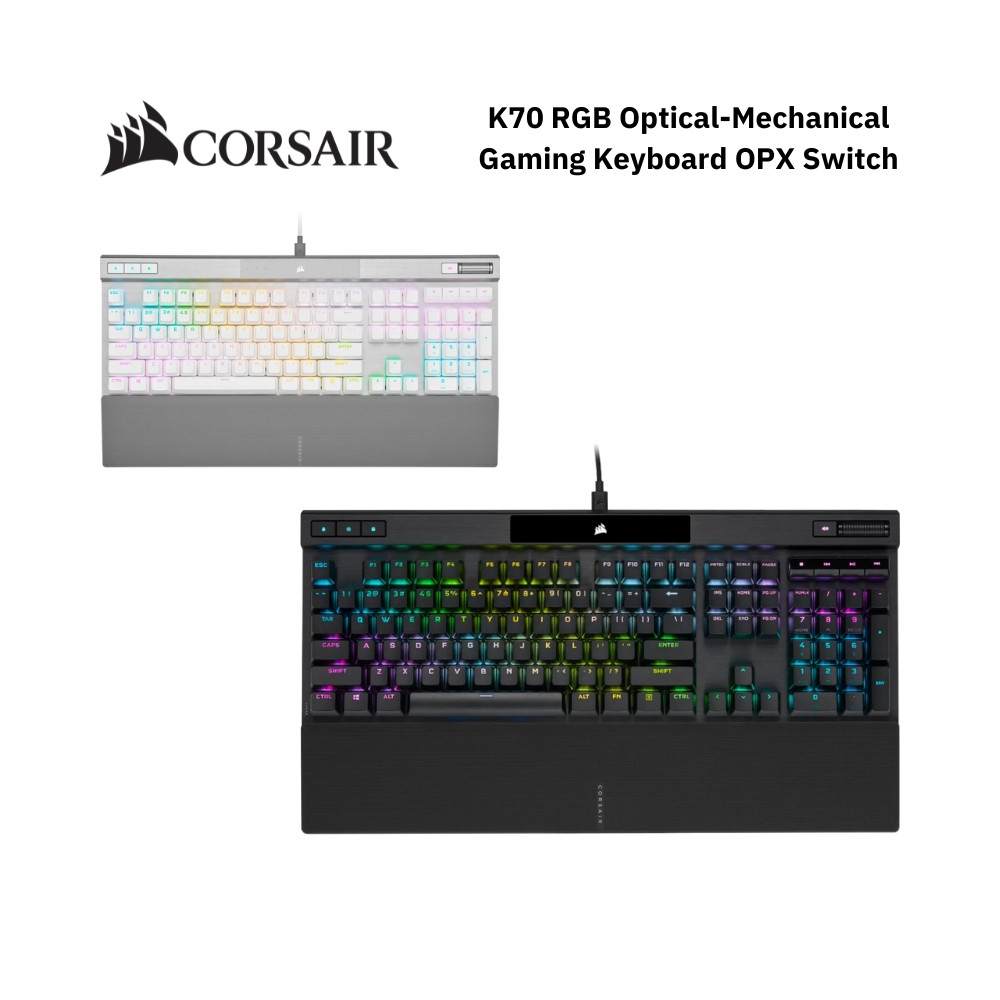 Corsair K70 PRO RGB Optical-Mechanical Gaming Keyboard | Powered by AXON | OPX switches - MSL ...
